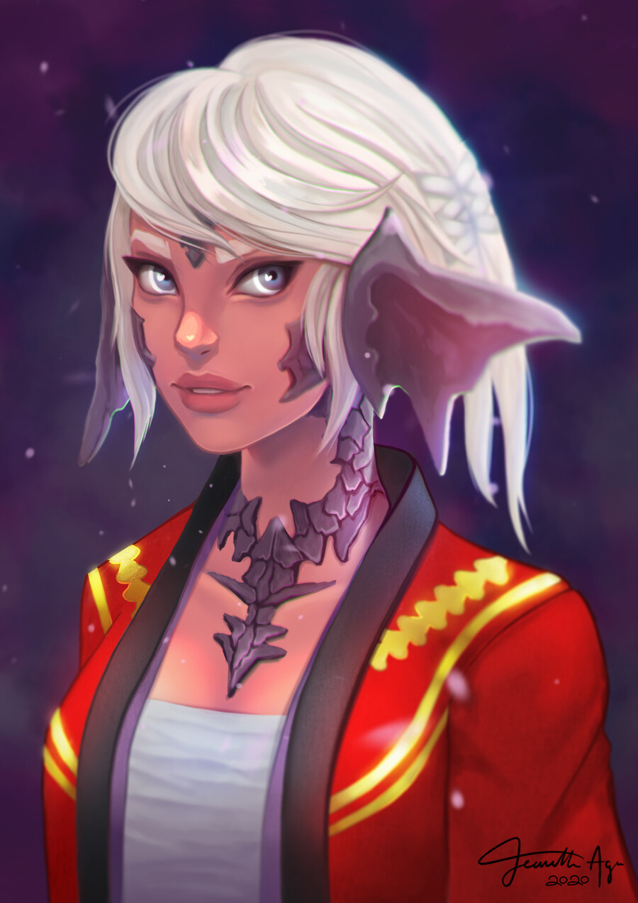 ArtStation - [Fanart] Au ra