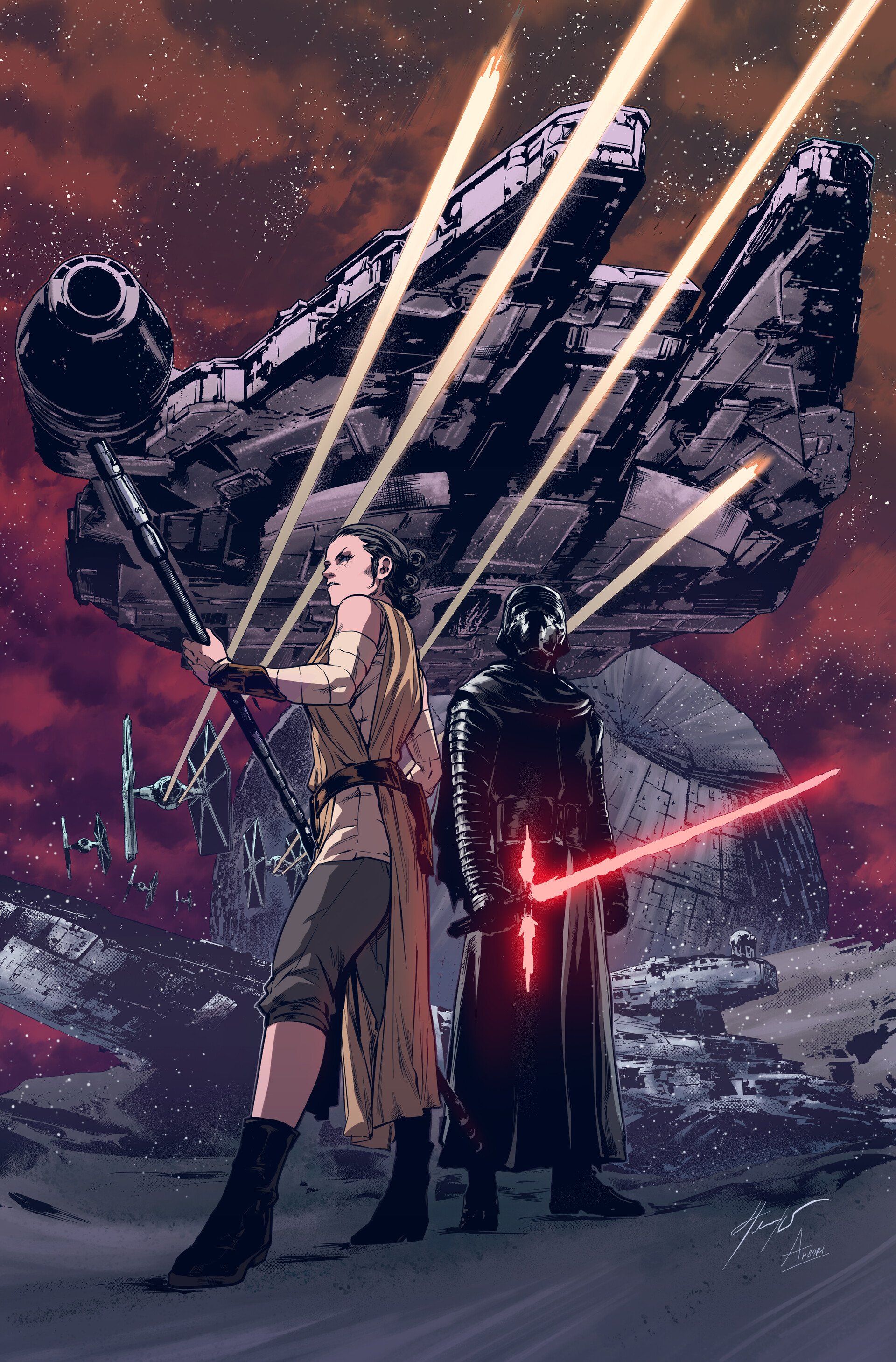 ArtStation - Force Awakens - Cover Fanart