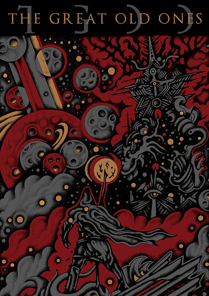 Jeff Grimal - The great old ones cosmicism artwork