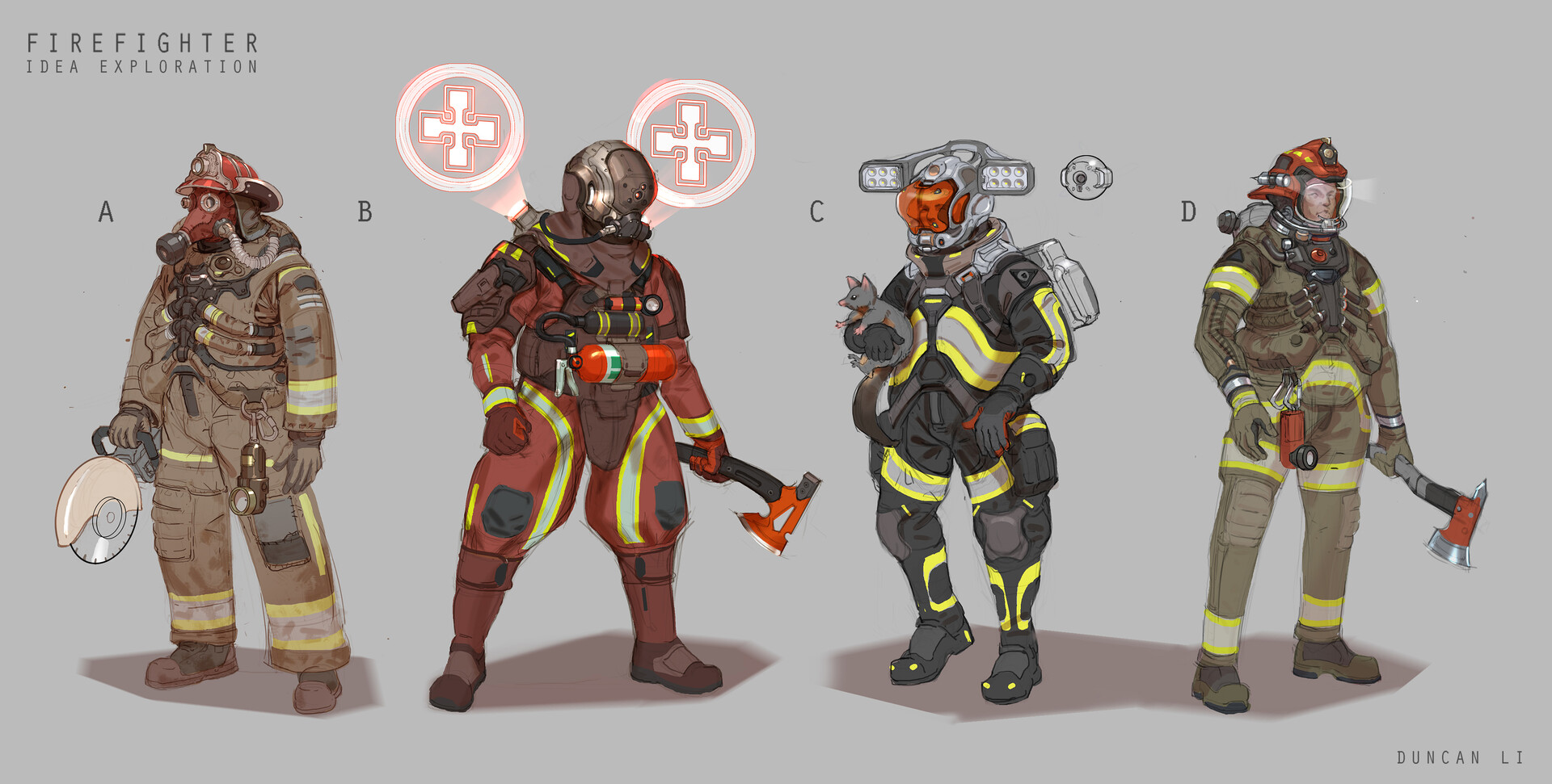 ArtStation - Firefighter