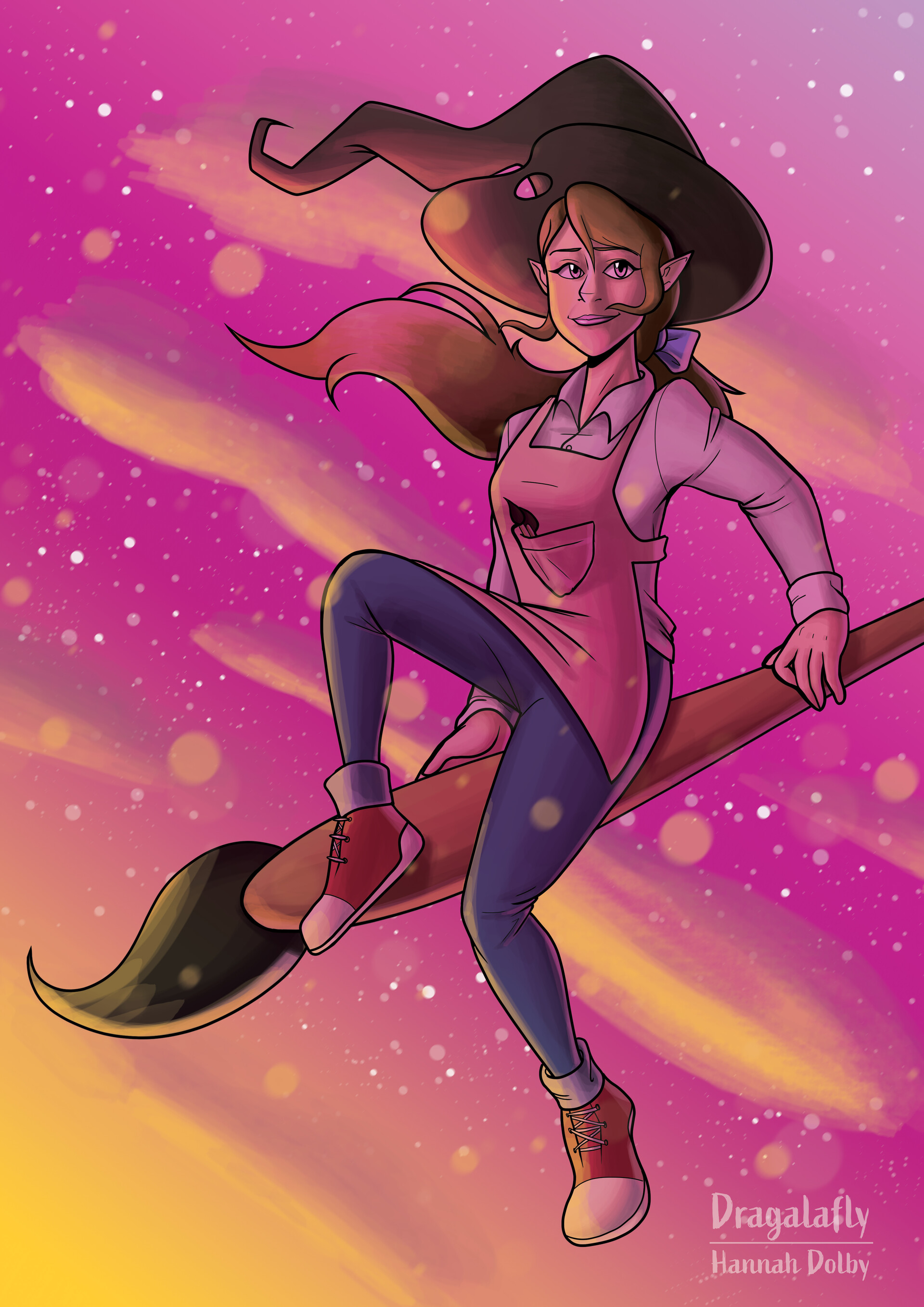 Hannah Dolby - Paintbrush Witch