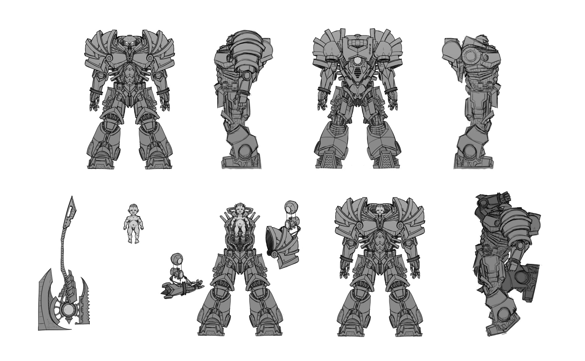 ArtStation - space marine character design