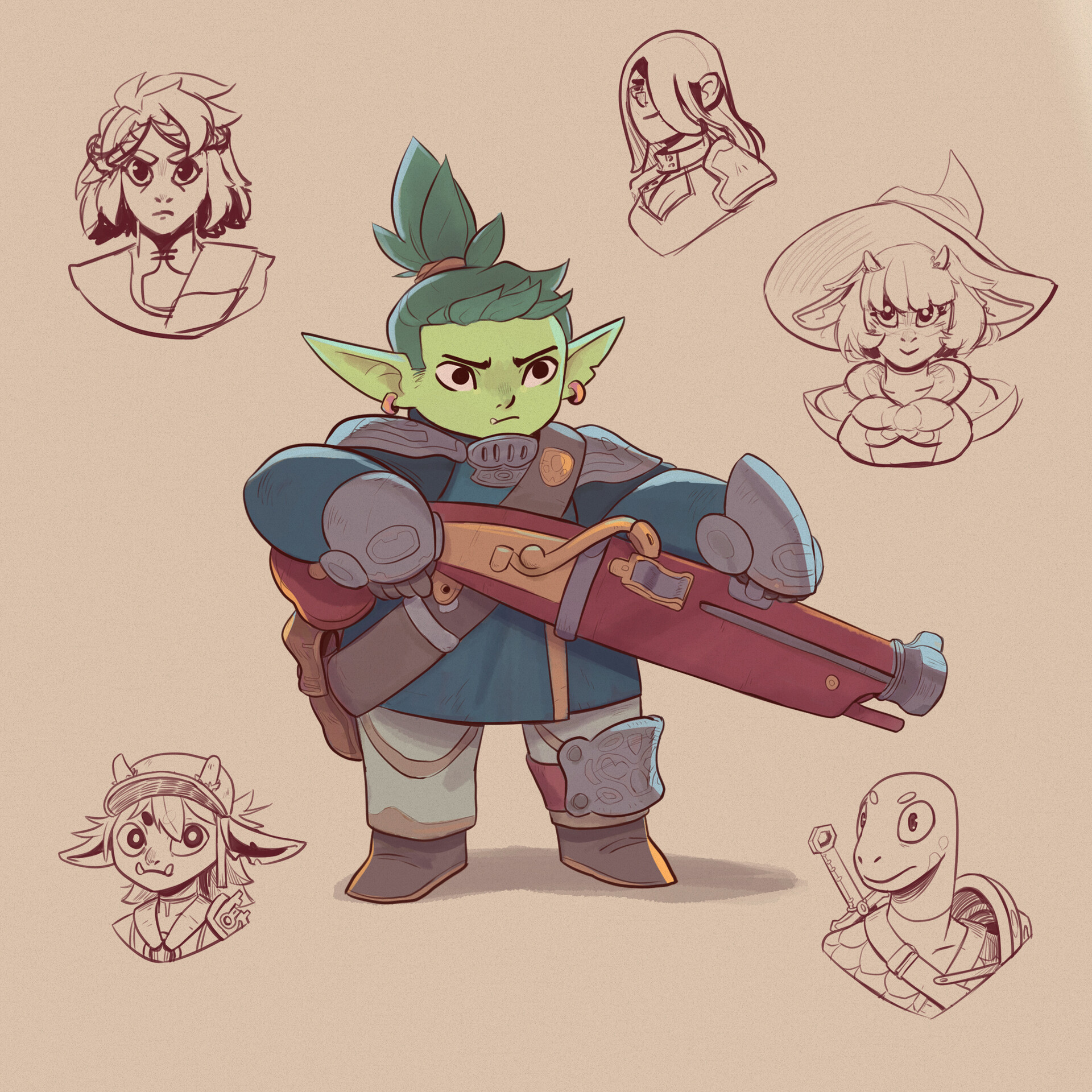 ArtStation - Test - JRPG style - 01