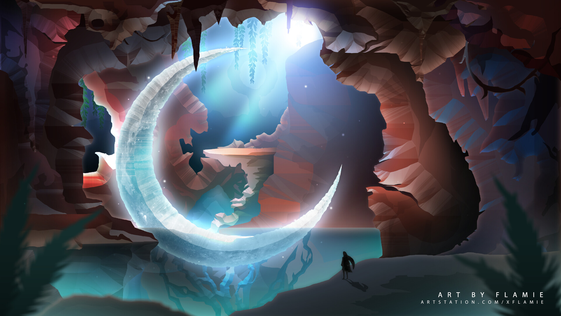 Artstation Finding The Crescent Moon