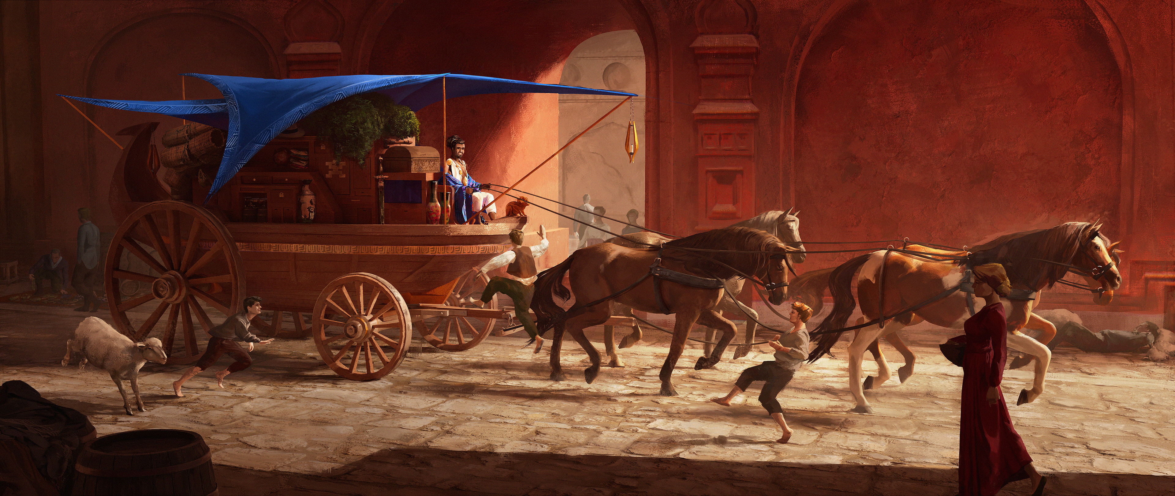 Merchant Carriage by Angie Avila R : r/ImaginaryMerchants