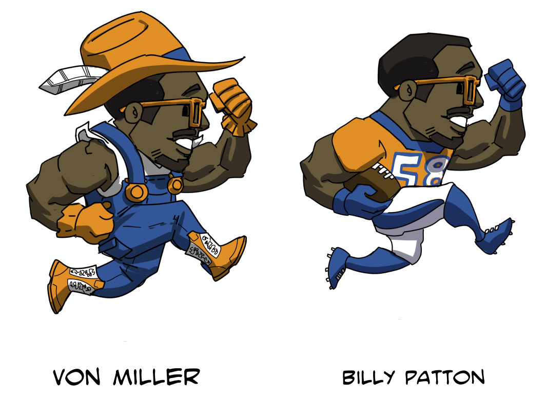 ArtStation - NFL Character Concepts VON MILLER Outrush Ordinary