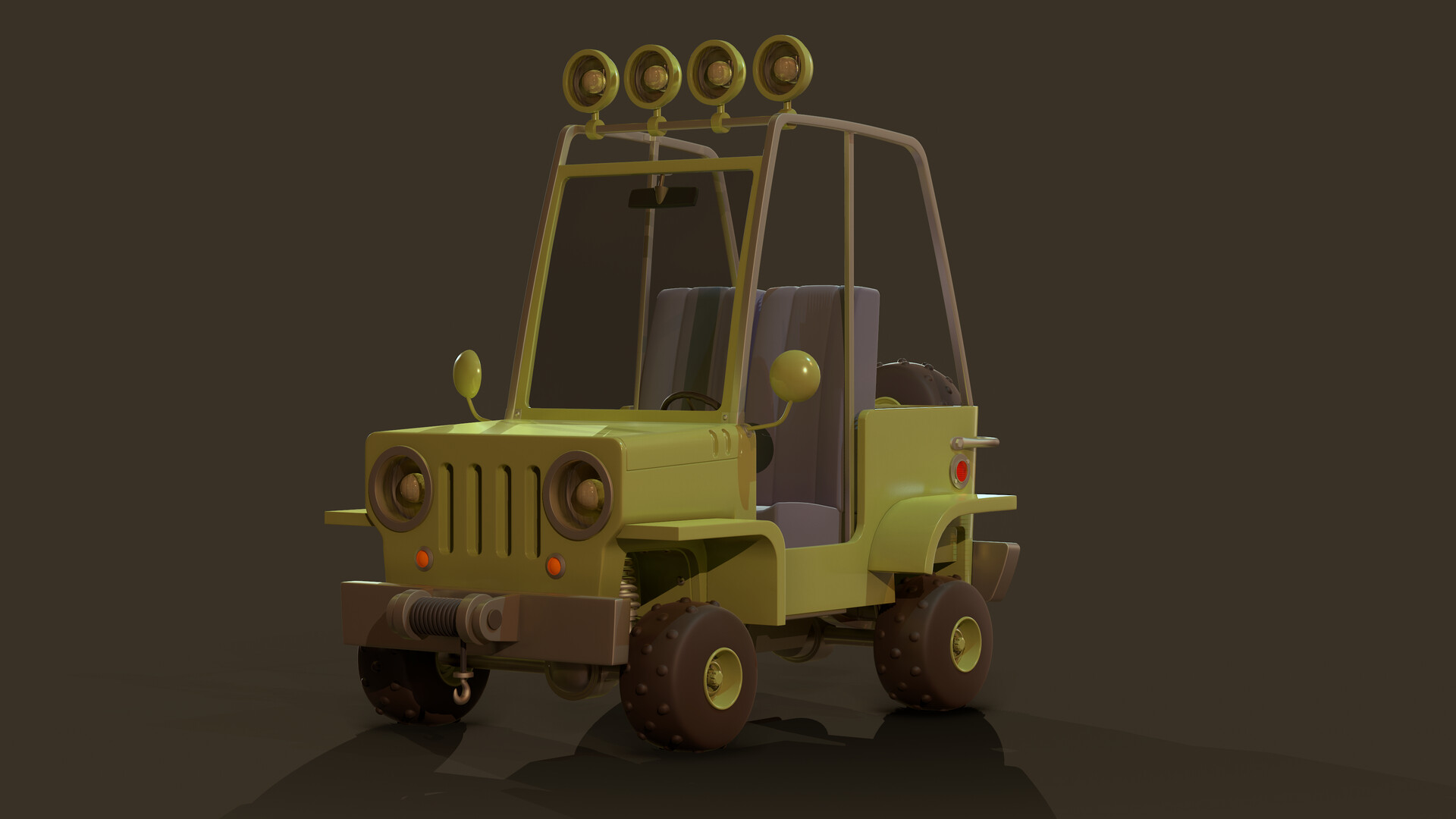 ArtStation - Toon Jeep