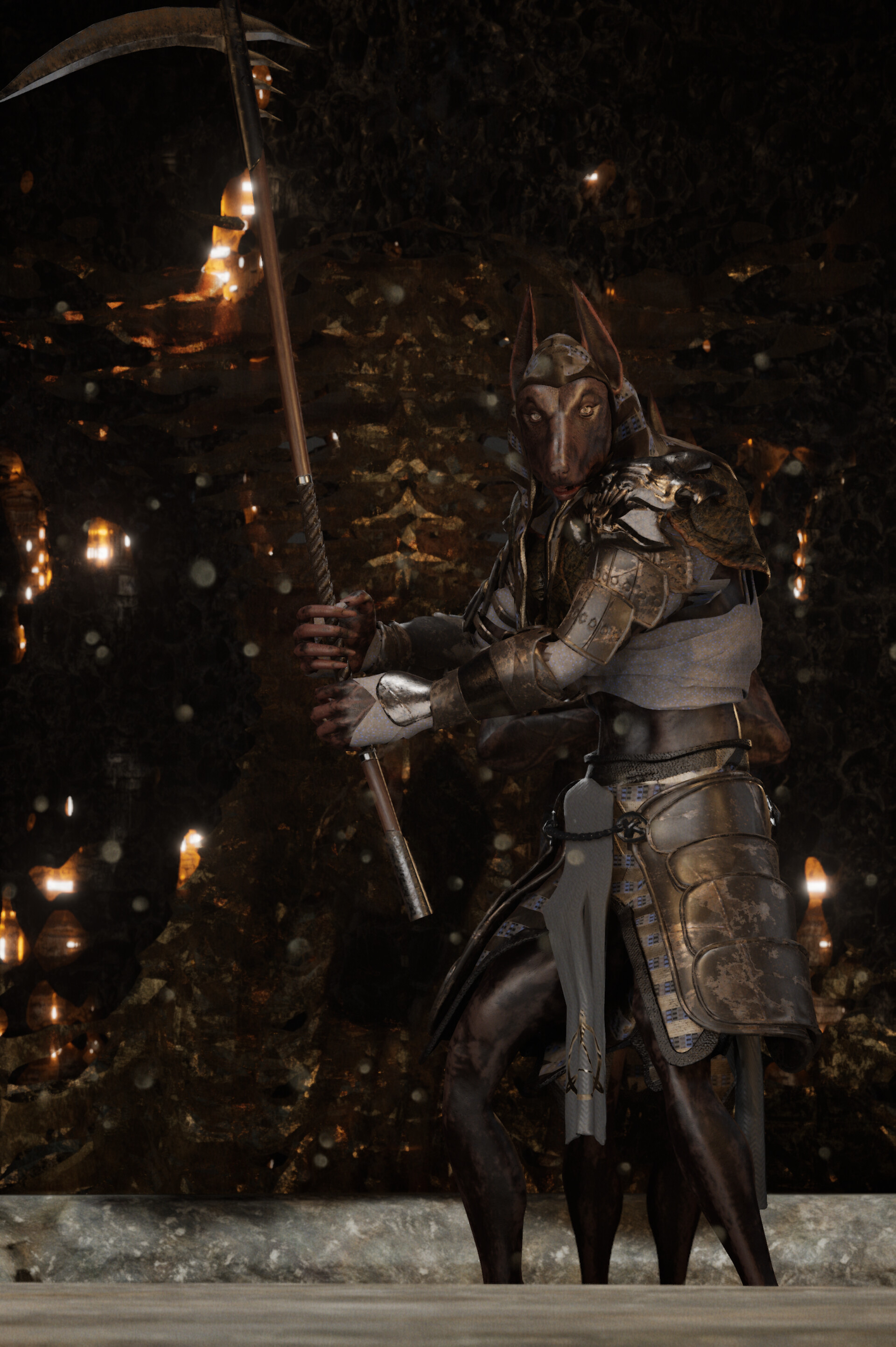 ArtStation - Anubis - god of death