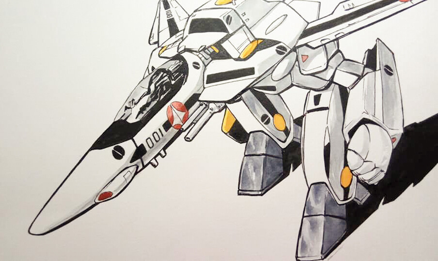 Marco Dentone - Red Skull (Rick Hunter) / Robotech.