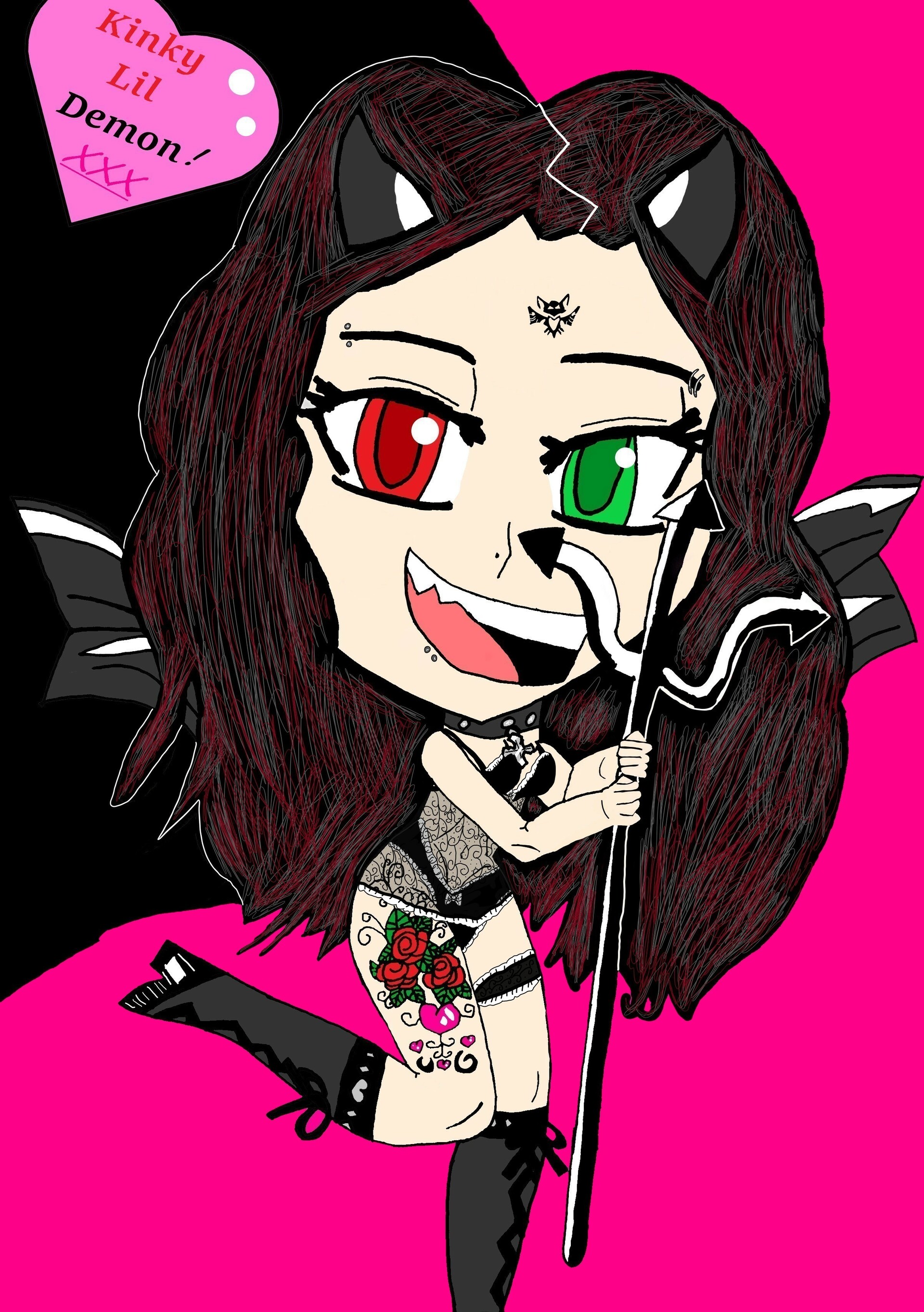 ArtStation - Kinky lil demon! 😉💕