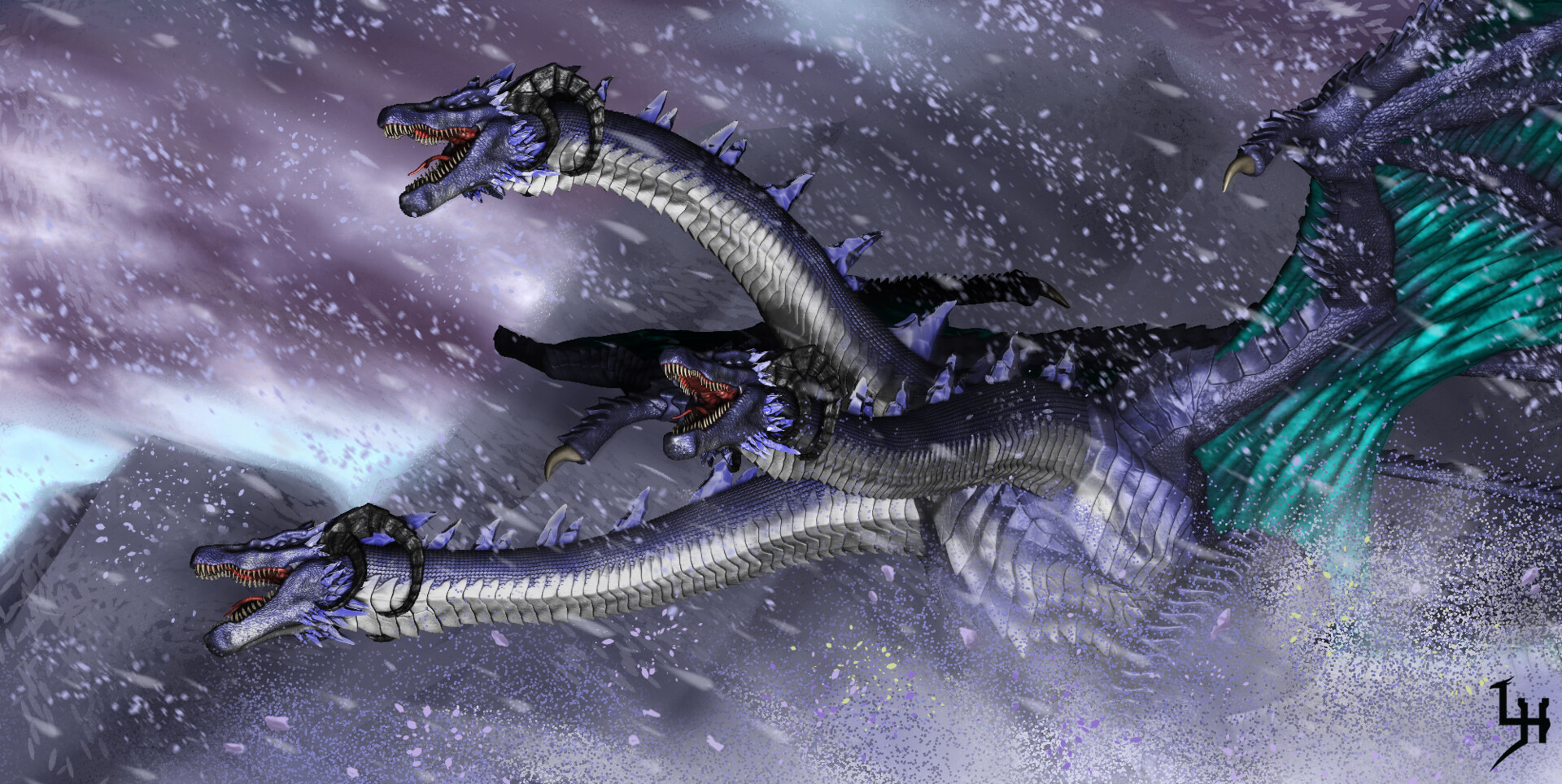 ArtStation - Cryo Ghidorah