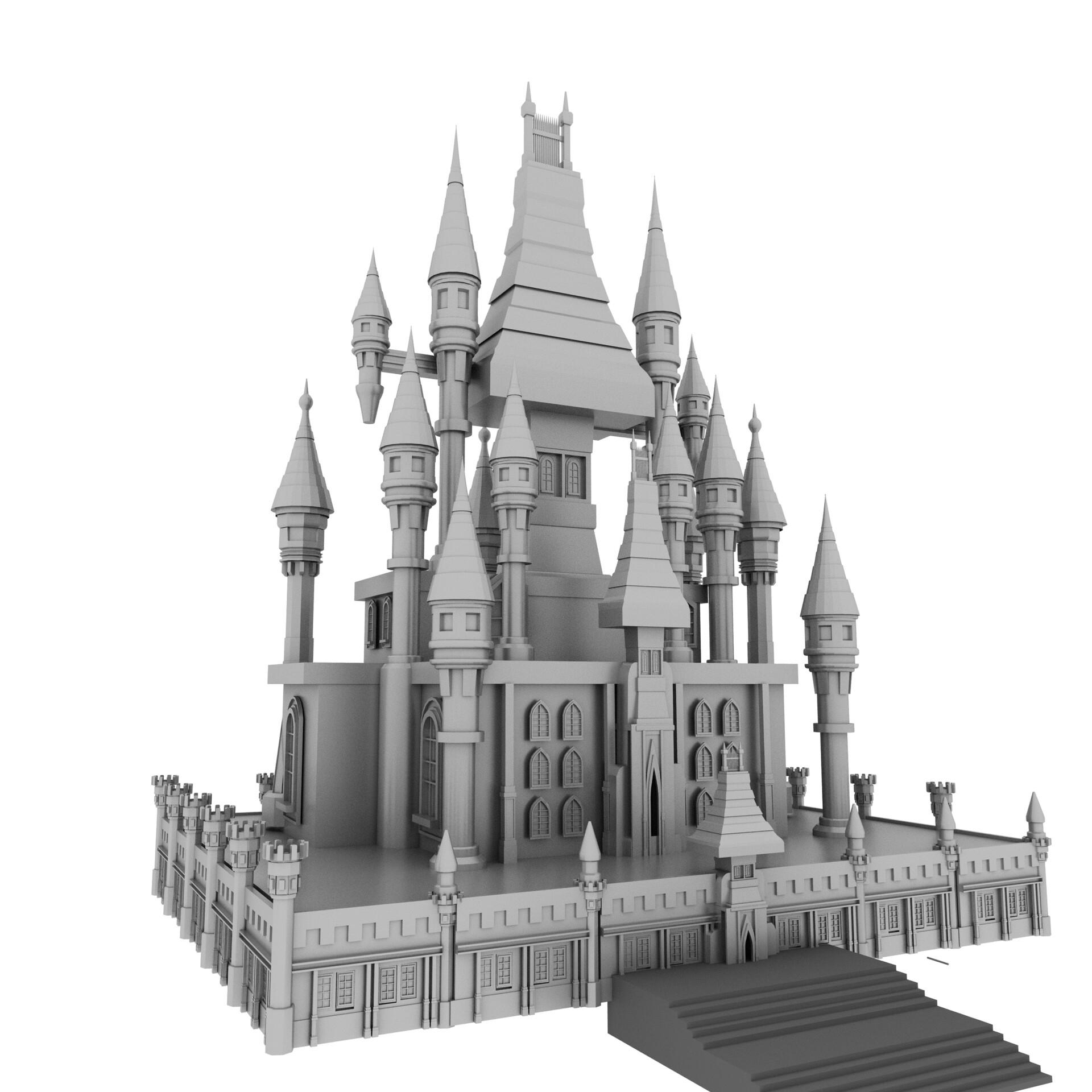 ArtStation - 3d castle