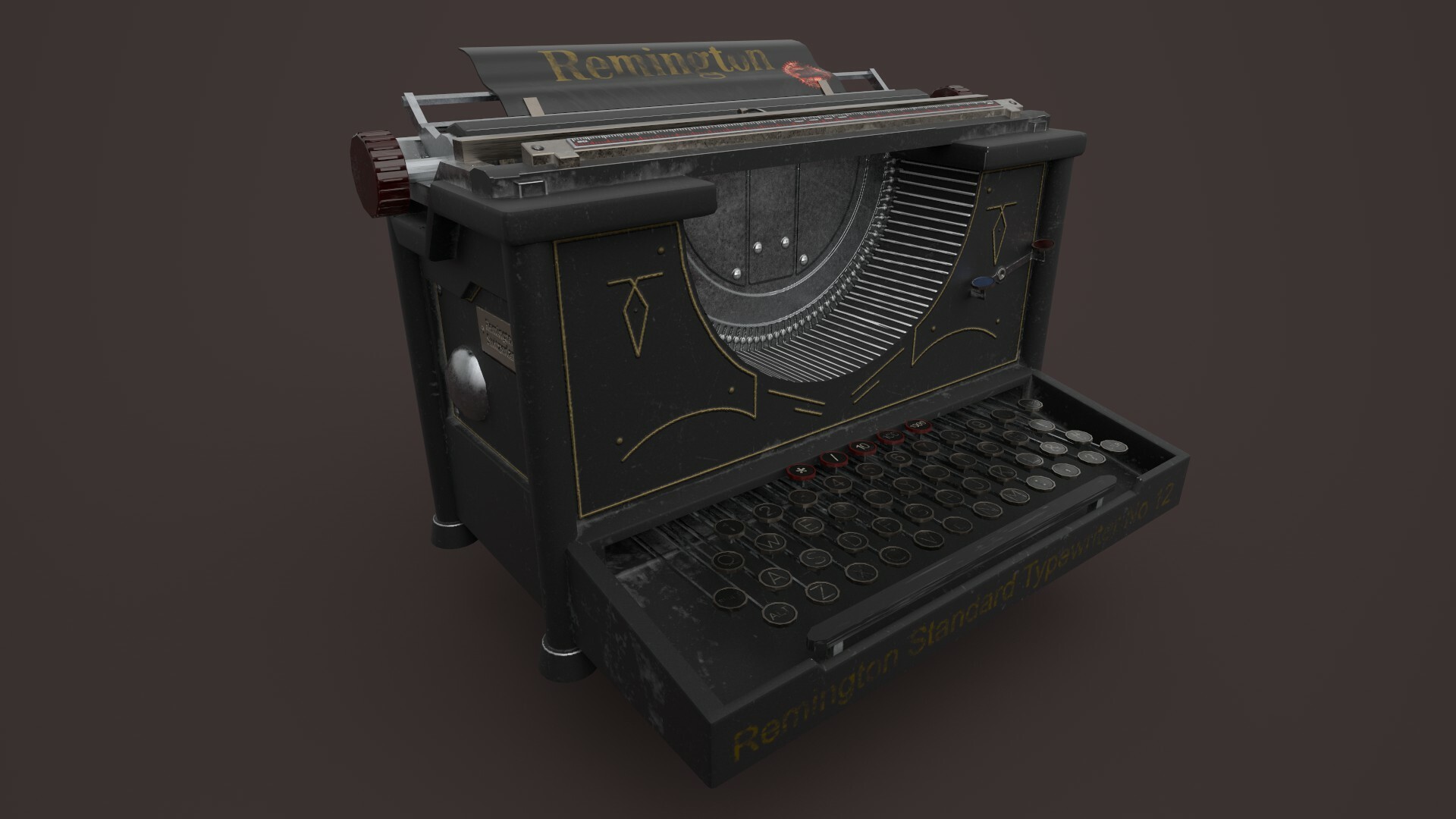 ArtStation - Typewriter "Remington"