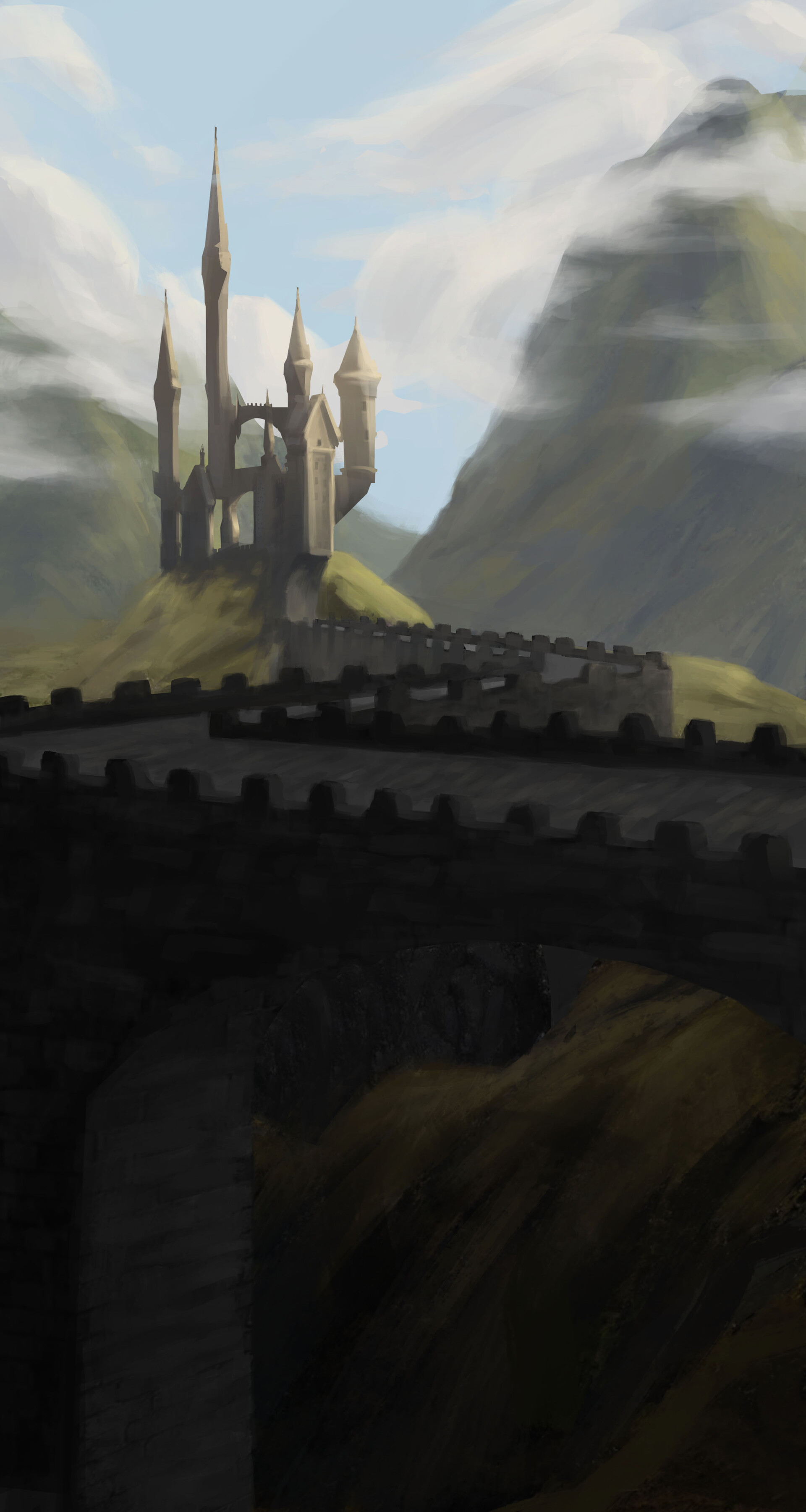 ArtStation - Lonely castle