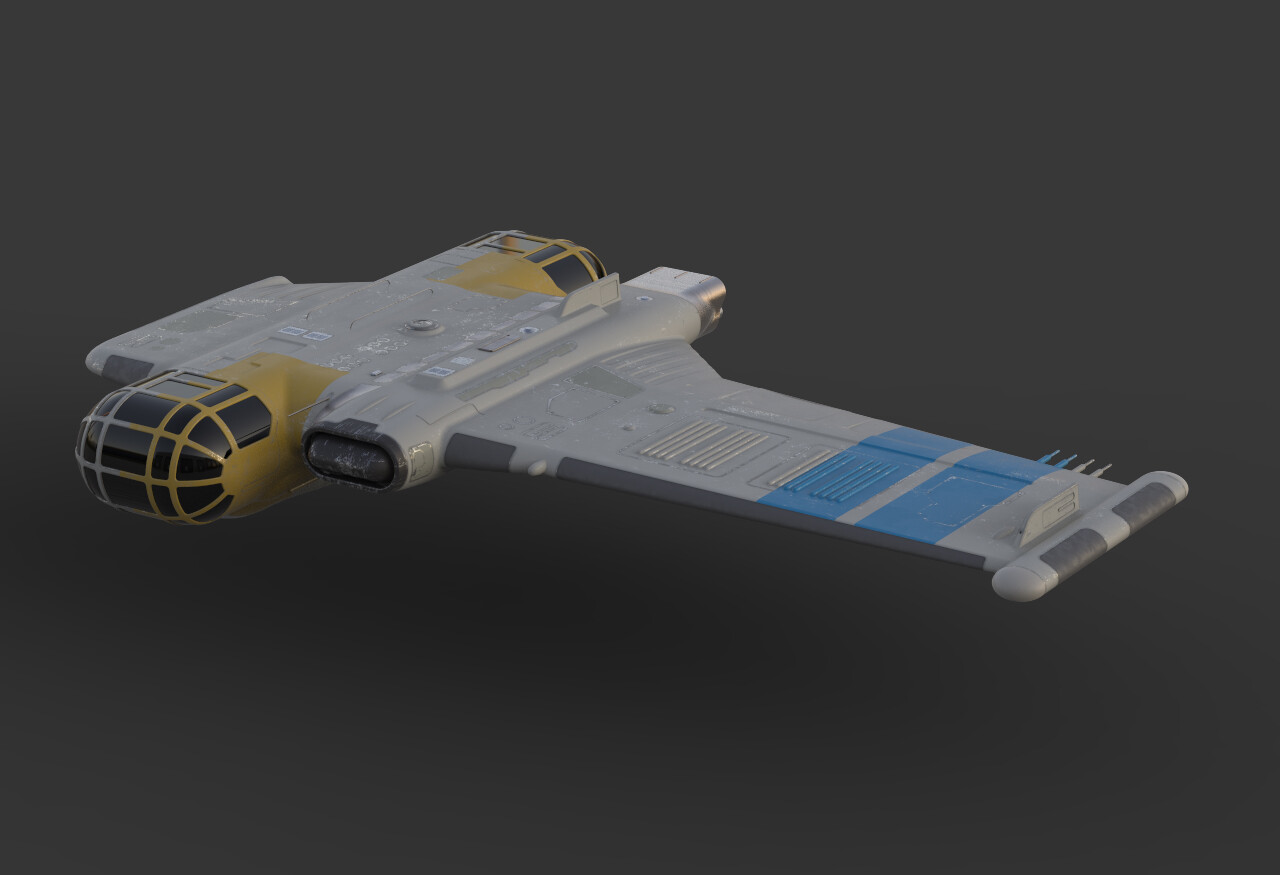 ArtStation - Asymmetric Spaceship Concept