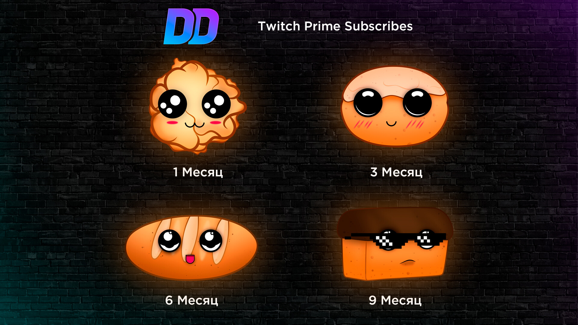 ArtStation - Subscription Icons for Twitch/YouTube