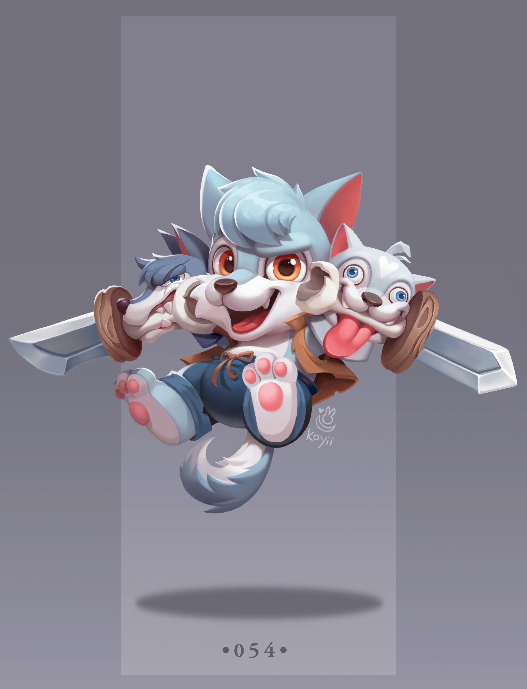 ArtStation - 100 character project--54.Cerberus