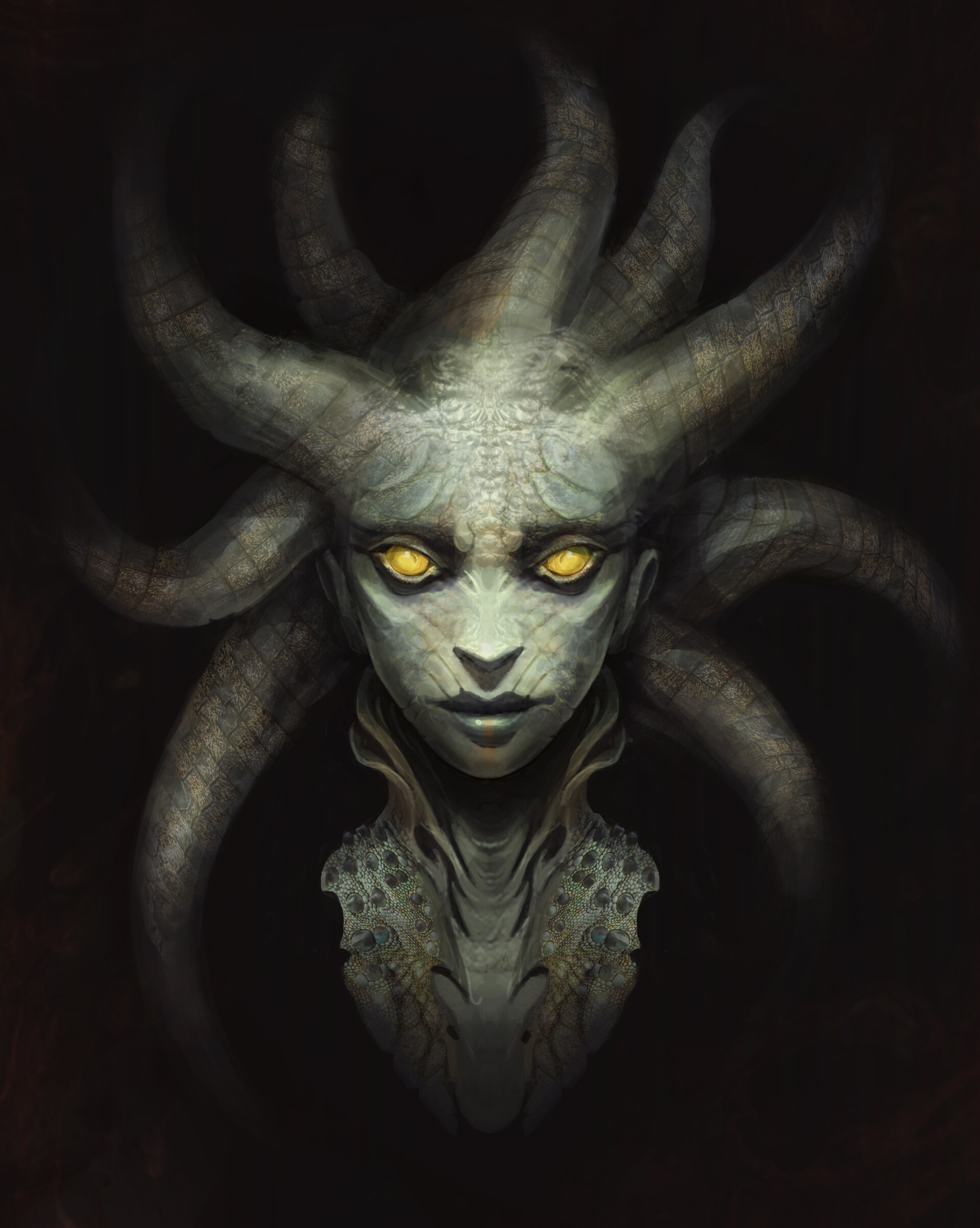 ArtStation - Medusa portrait