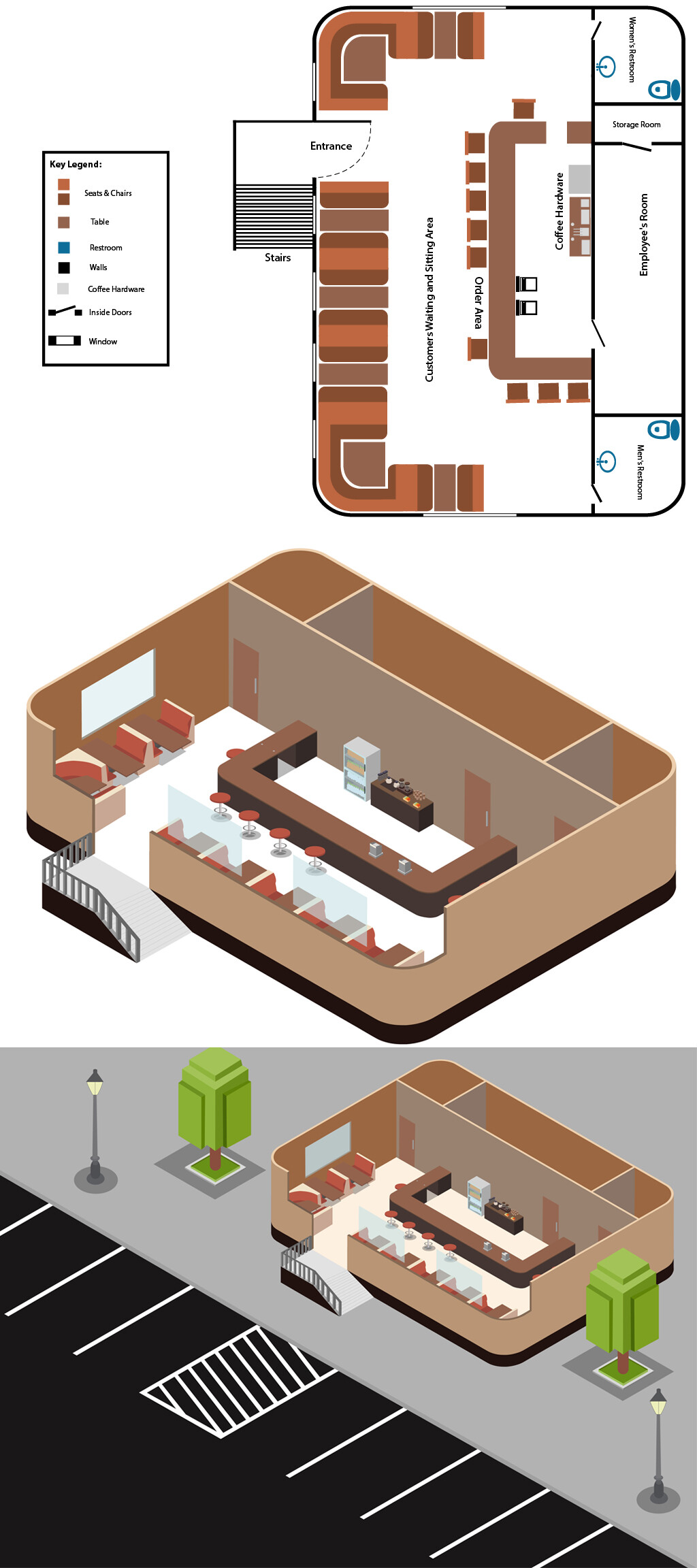 Vector Dude - Level Design Architectural Work