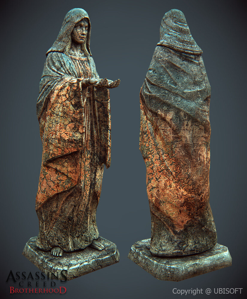 ArtStation - Assassin's Creed - Statue Assets Creation