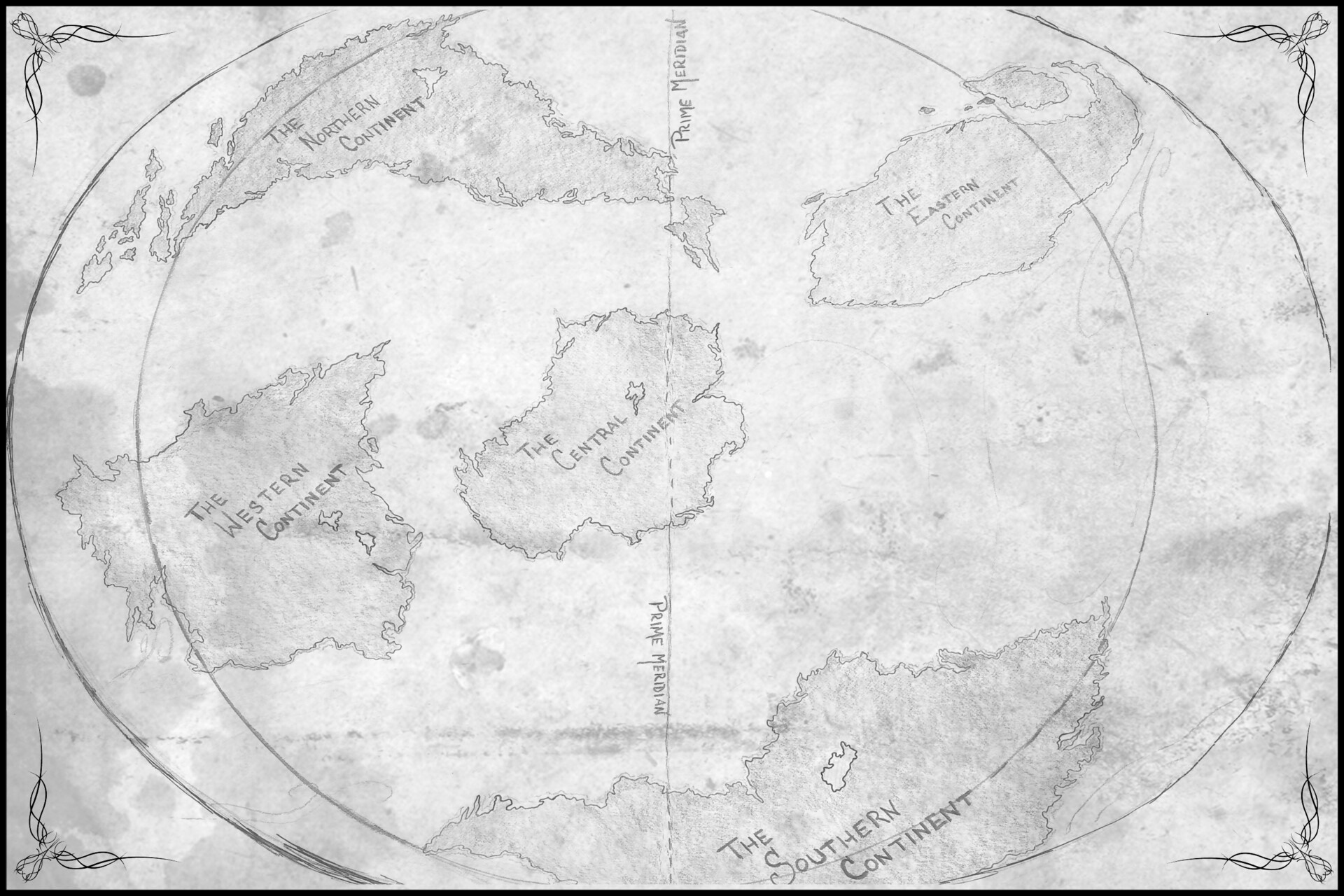 ArtStation - Unnamed World Map
