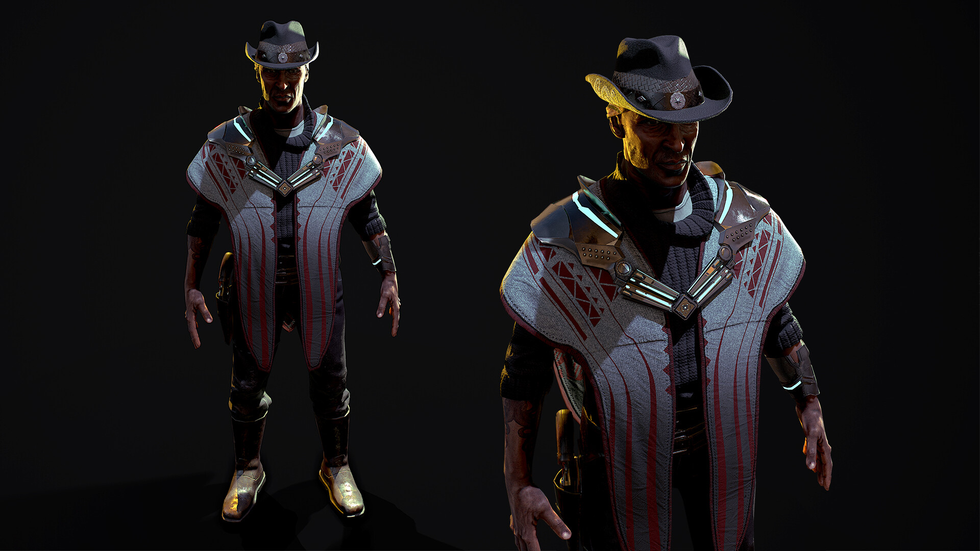 ArtStation - Far West Shooter (2018): cowboy Lance