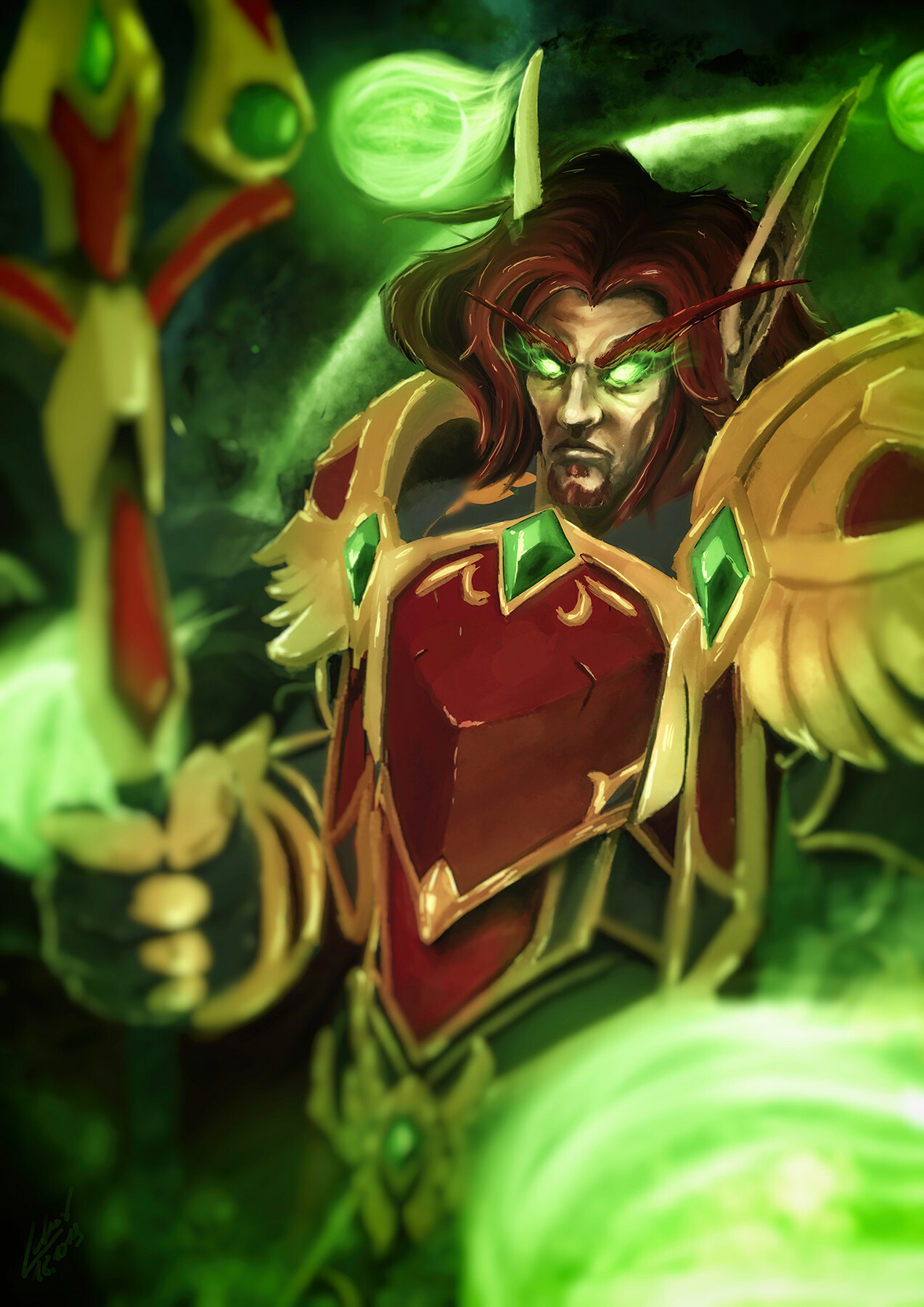 ArtStation - Blood Elf