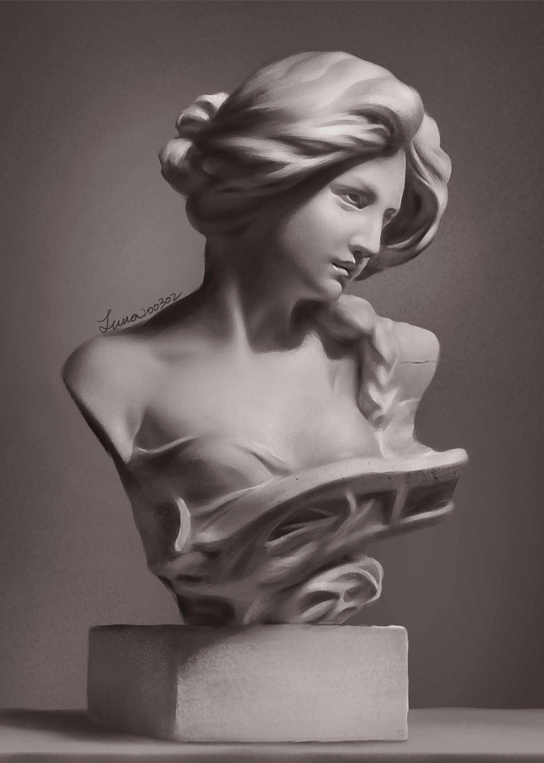 ArtStation - plaster figure
