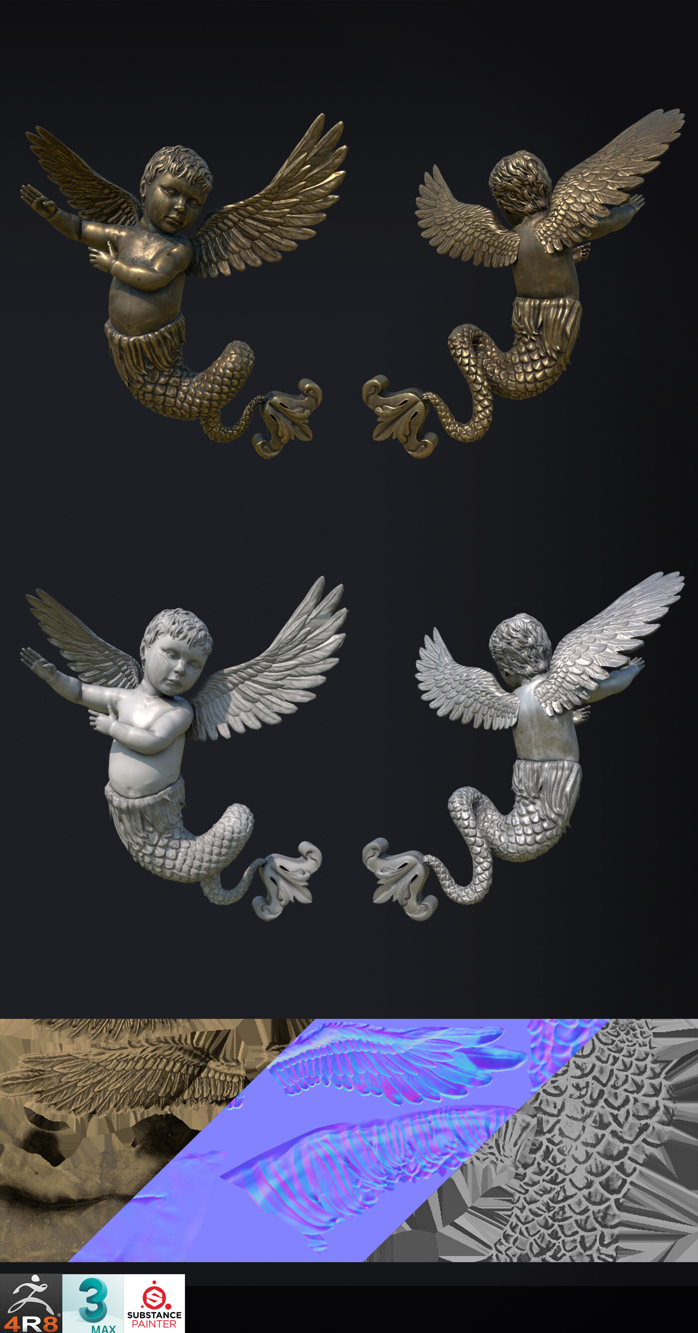 ArtStation - Angel_Statue (2020)