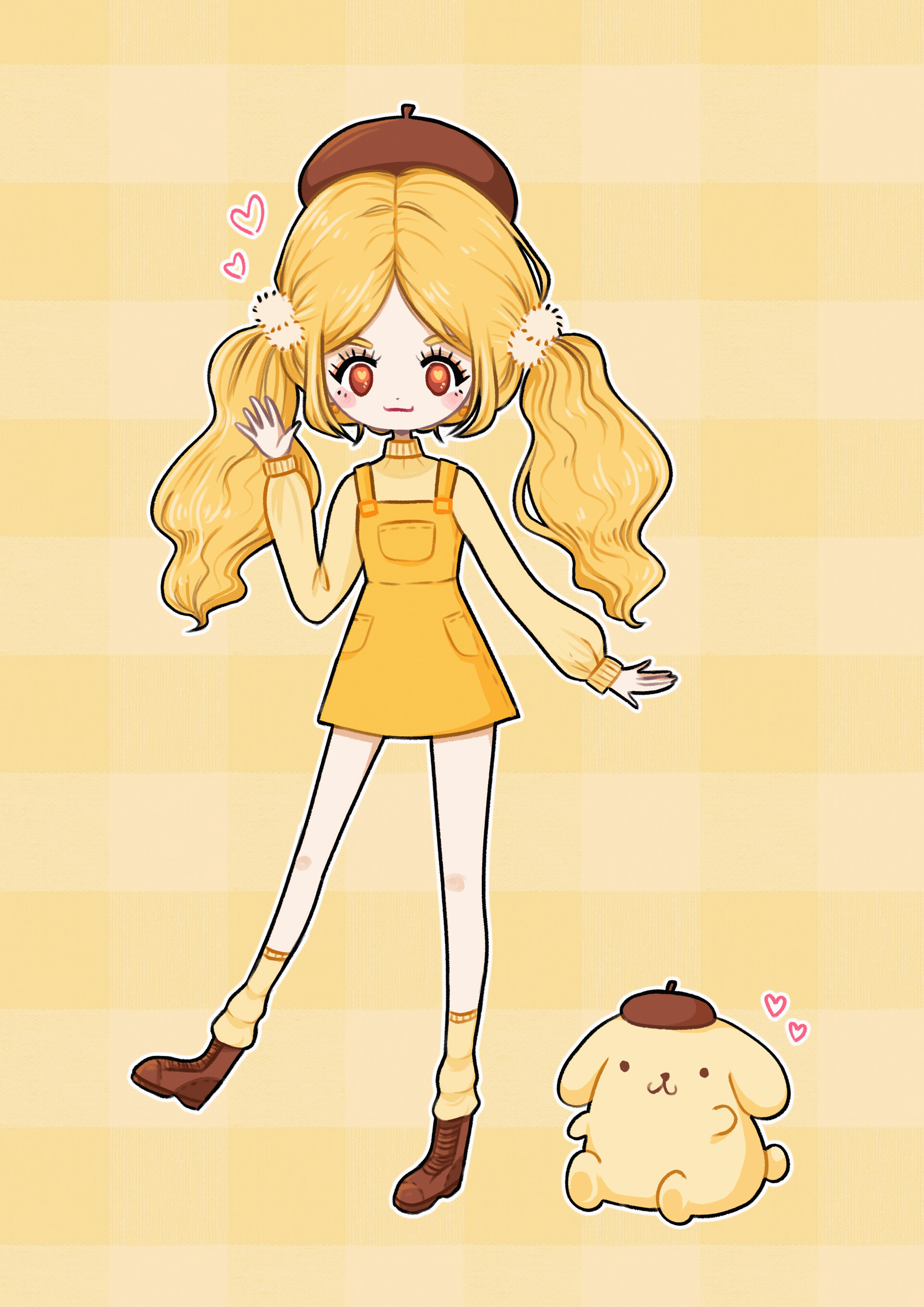 ArtStation - Sanrio Fashion - Pompompurin
