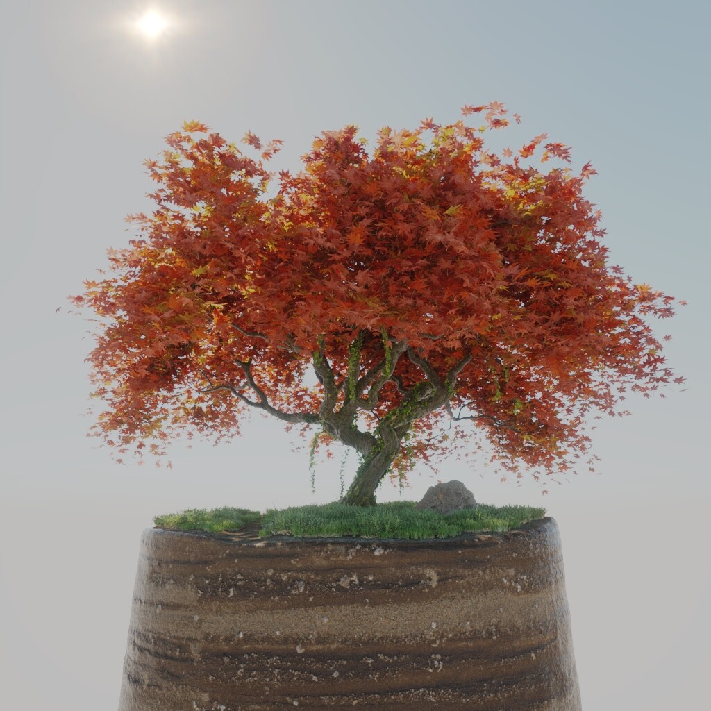 ArtStation - Japanese Maple Tree