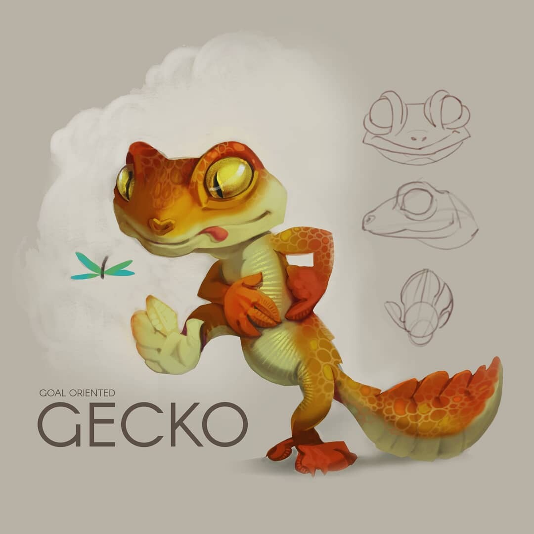 ArtStation - GECKO. Goal-oriented guy)