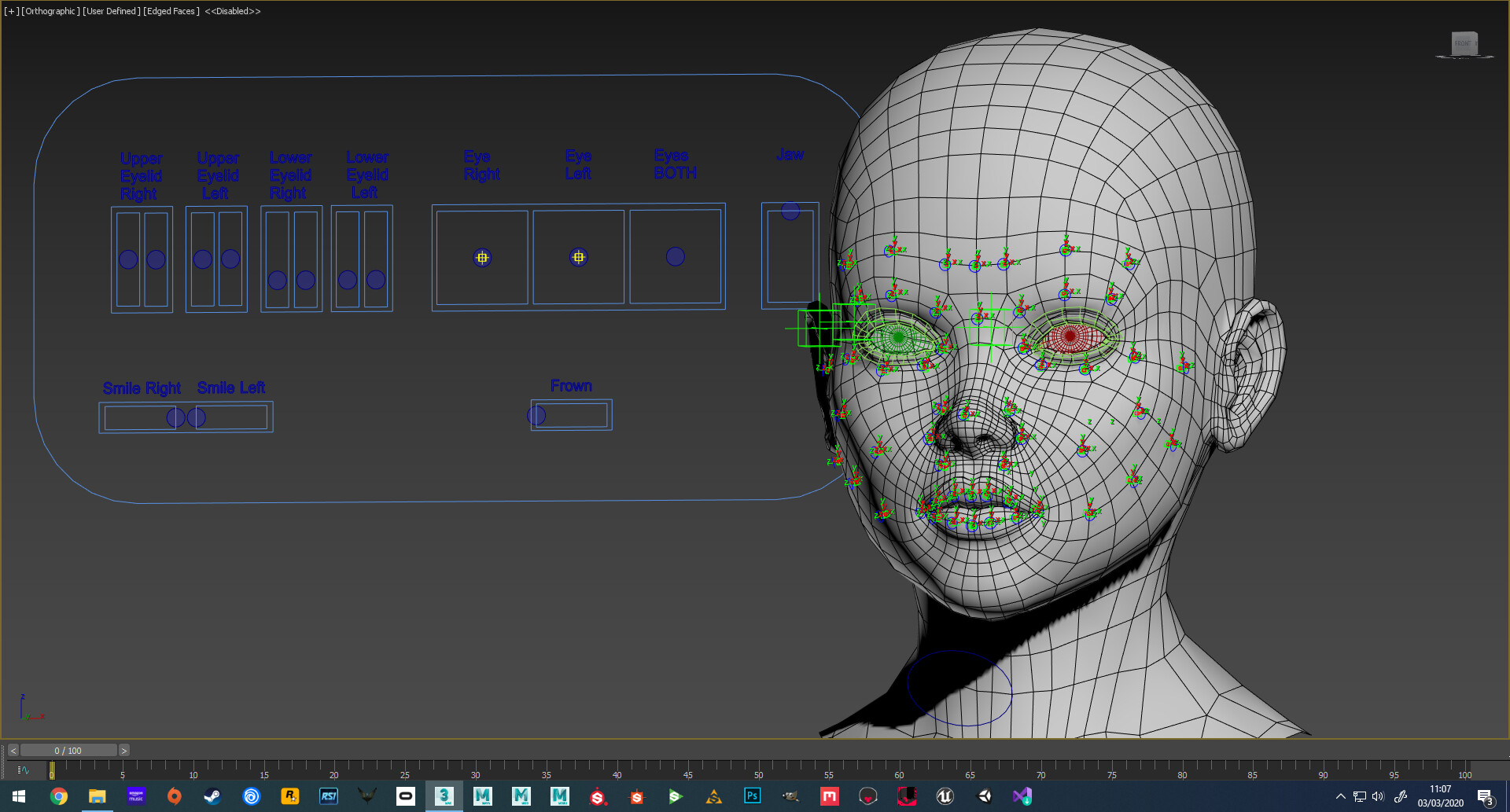 ArtStation - WIP_Facial_Rig