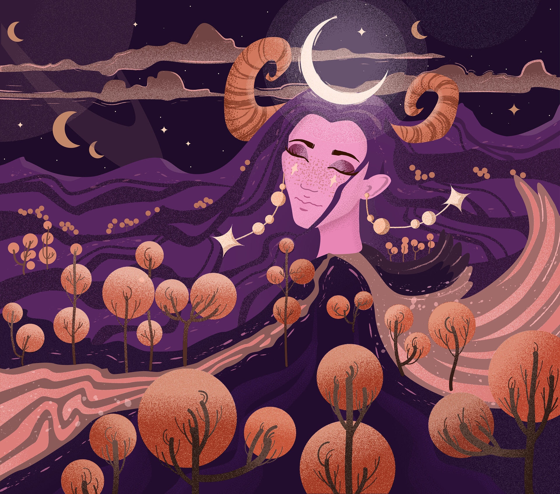 ArtStation - Magic night