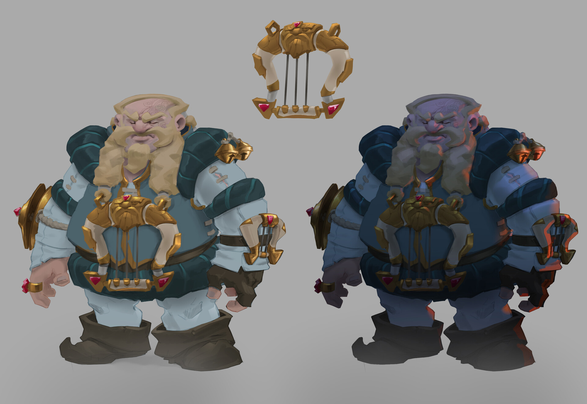 ArtStation - Dwarf team! 3/4