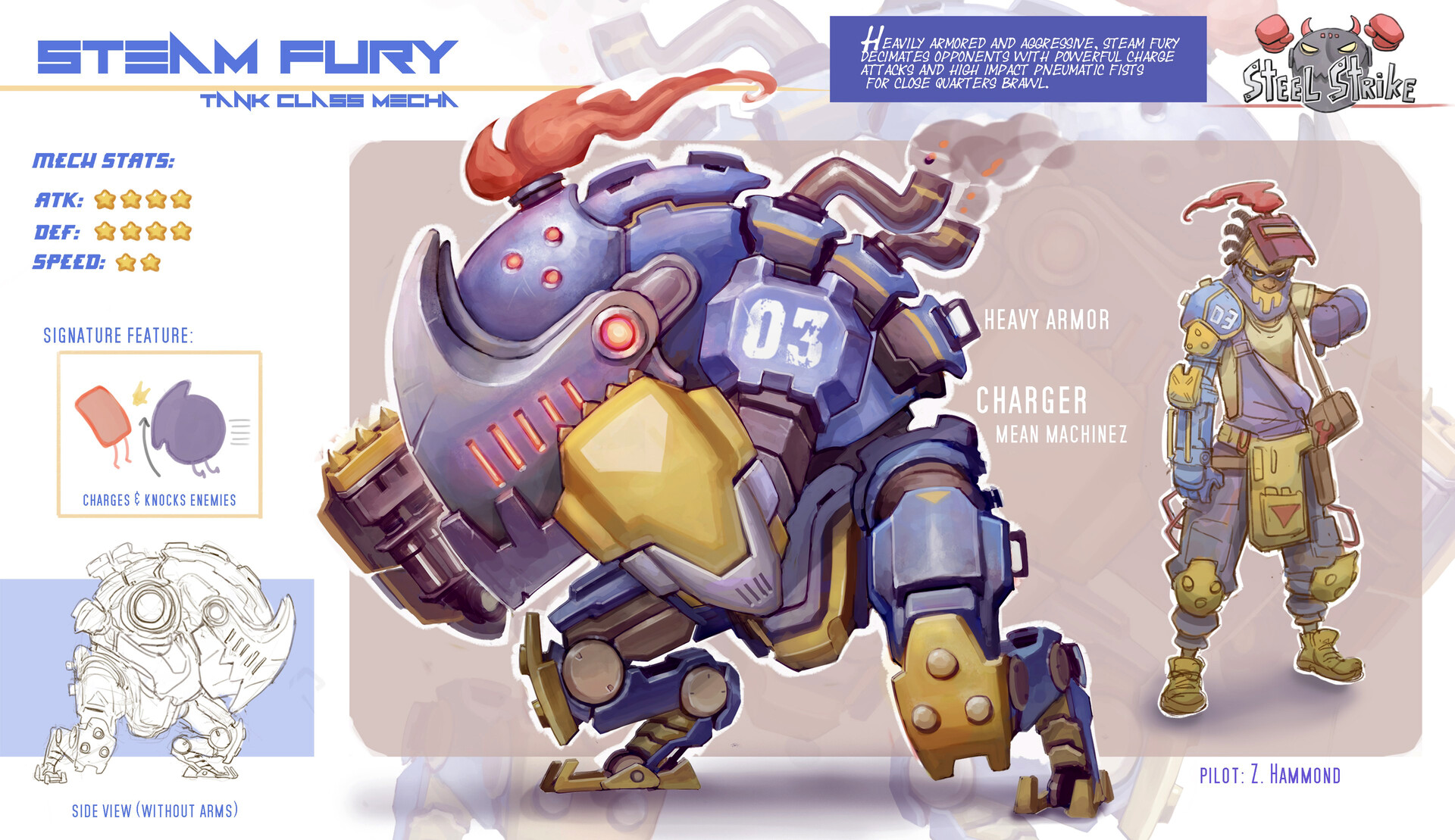 ArtStation - Steel Strike- STEAM FURY