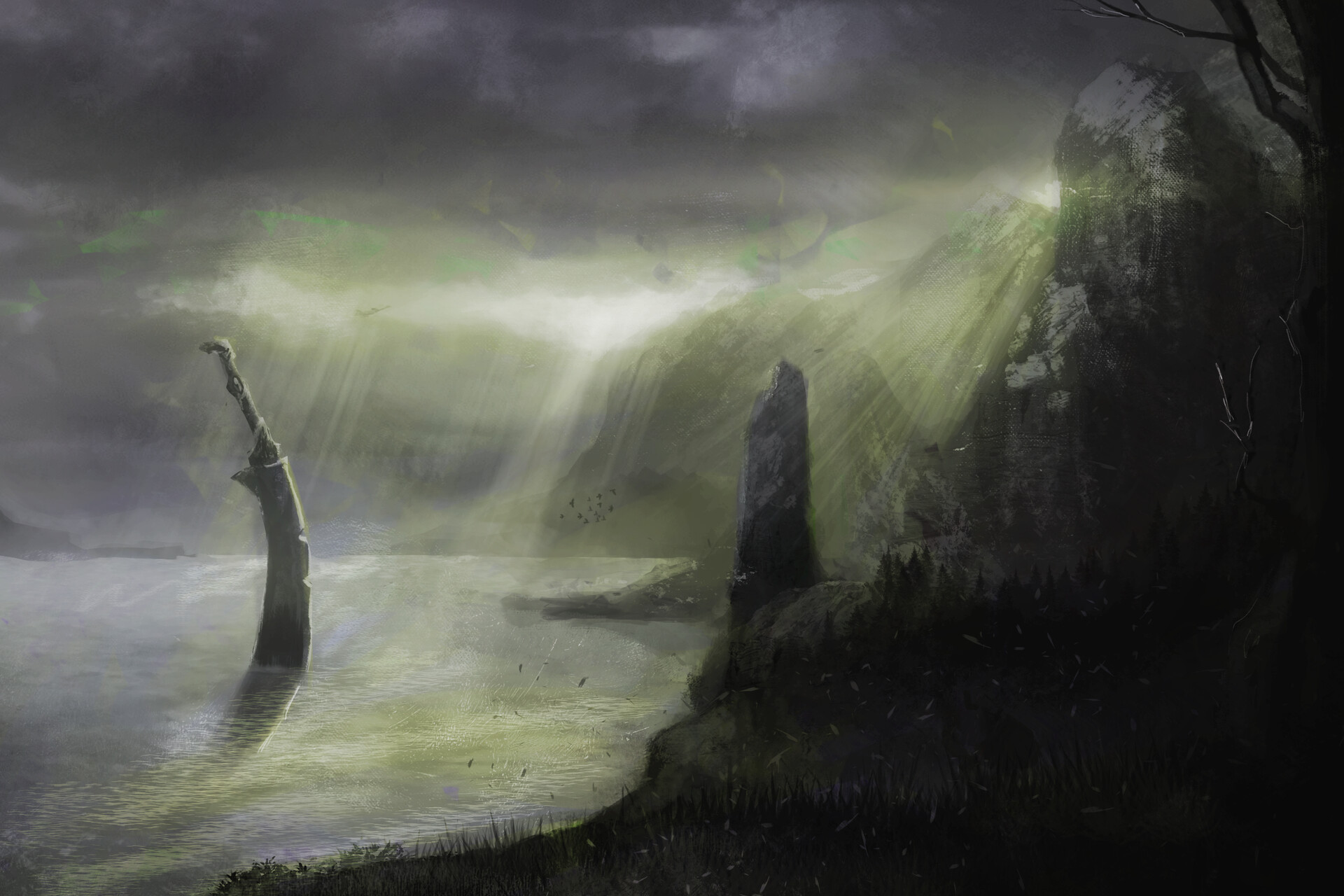 ArtStation - Sword in the Sea