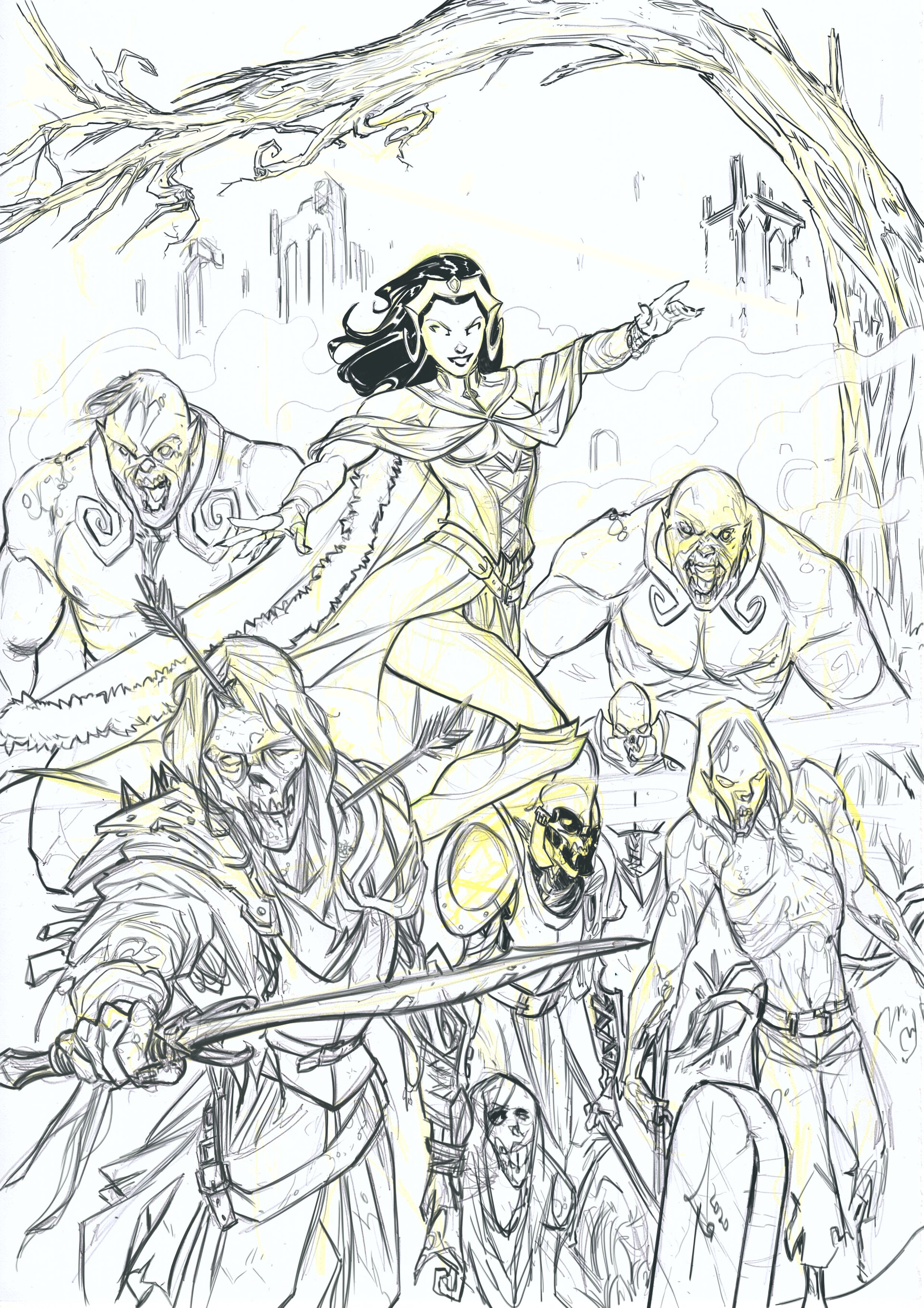 magic the gathering coloring pages