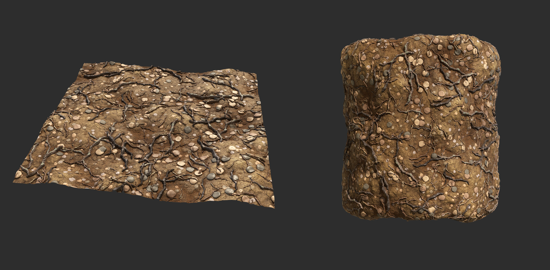 ArtStation - Ground | Material study