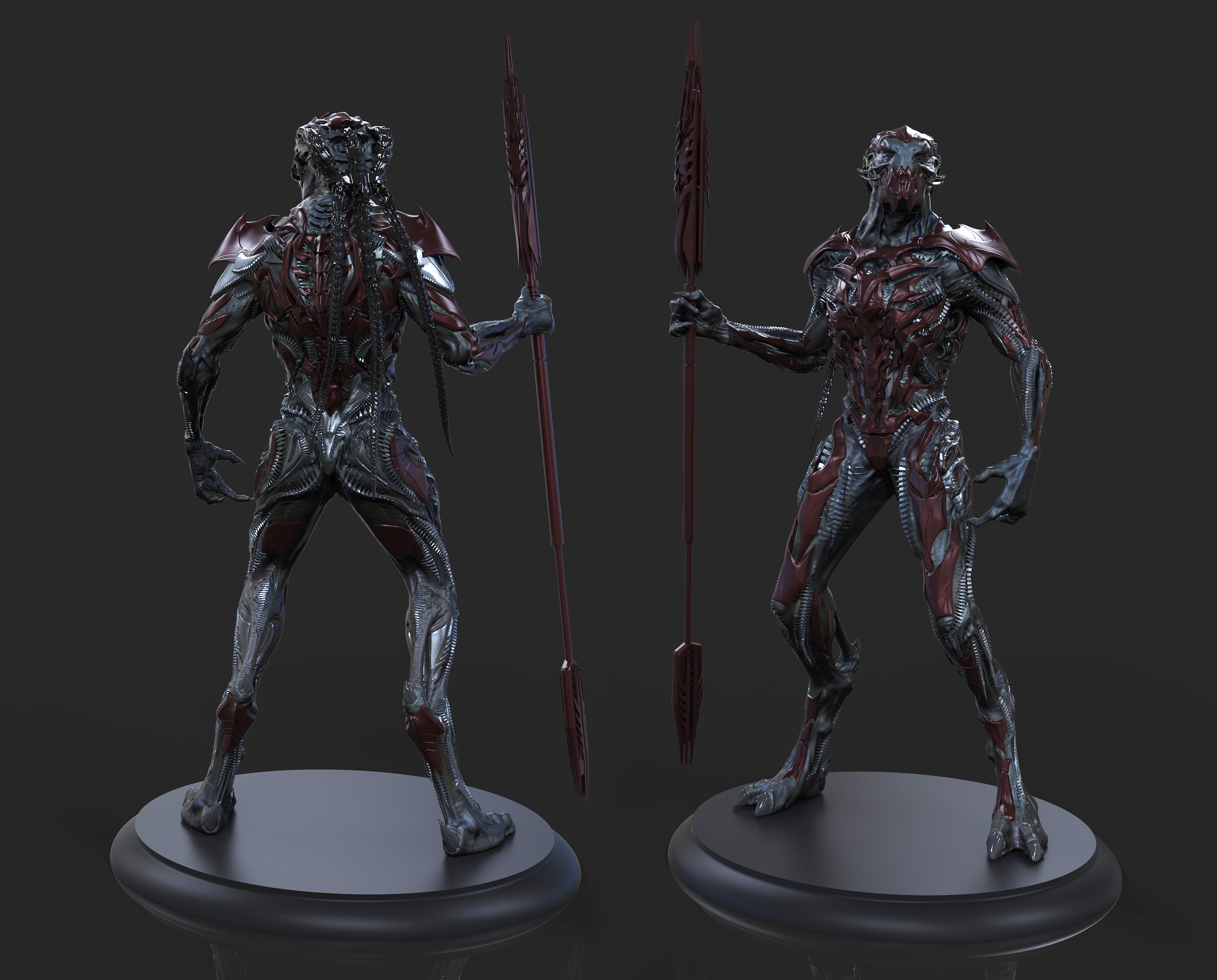 Jonathan Reilly - Star Citizen - Vanduul Concept Sculpt