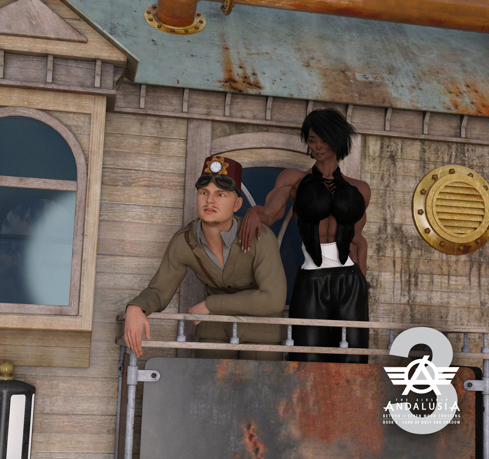 Polonius Neathergarden - The Airship Andalusia - Book 3 - Land of Dust ...