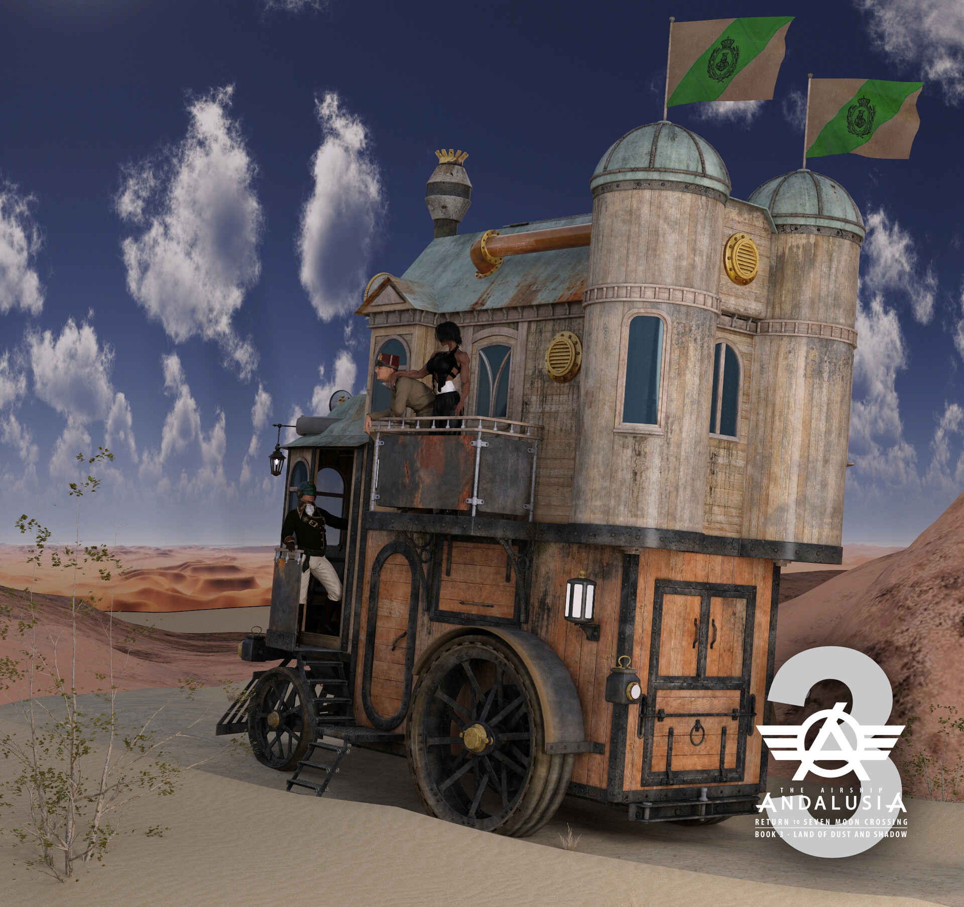 Polonius Neathergarden - The Airship Andalusia - Book 3 - Land of Dust ...