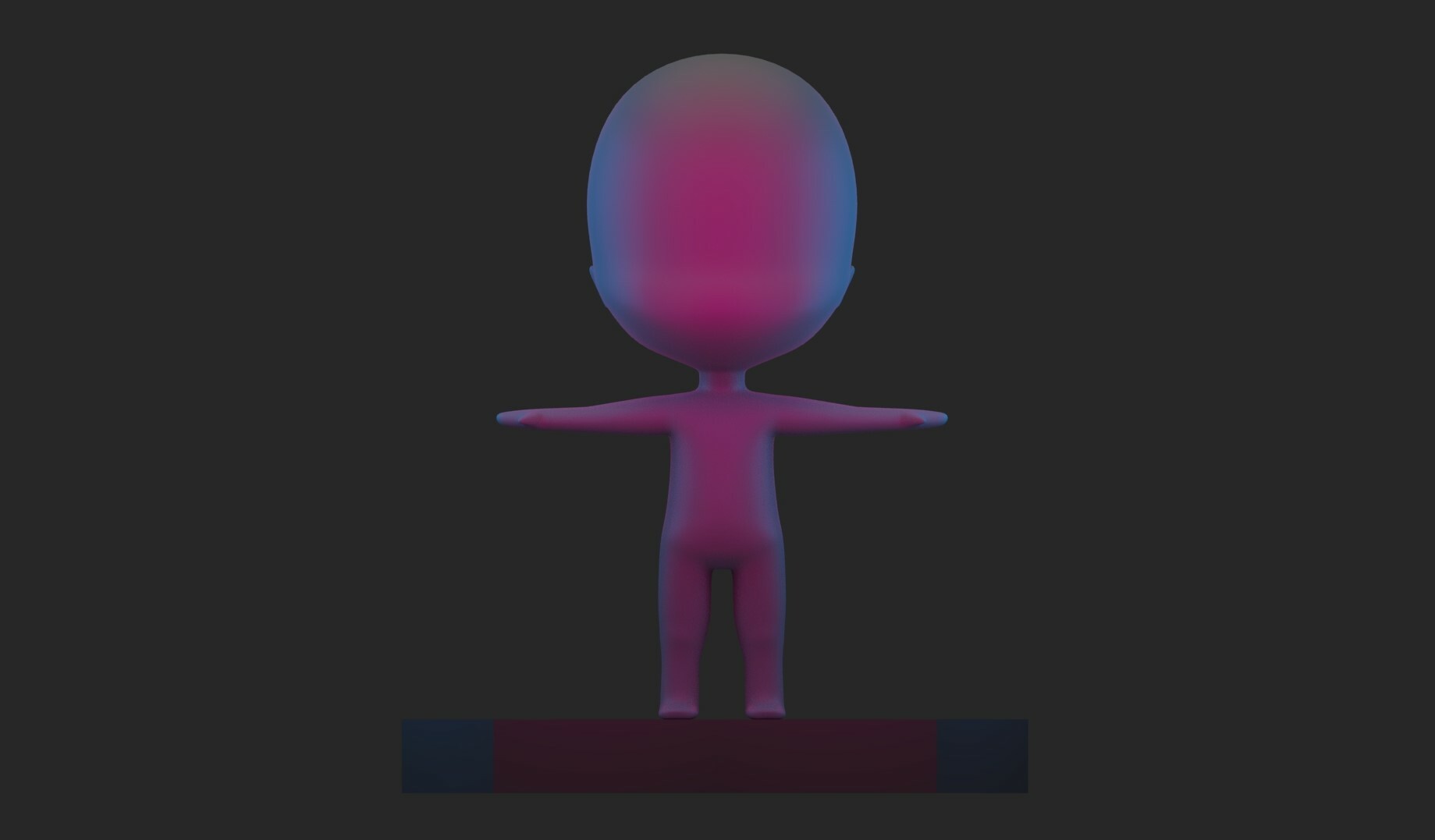 ArtStation - Character 3D model exercise (T Pose )