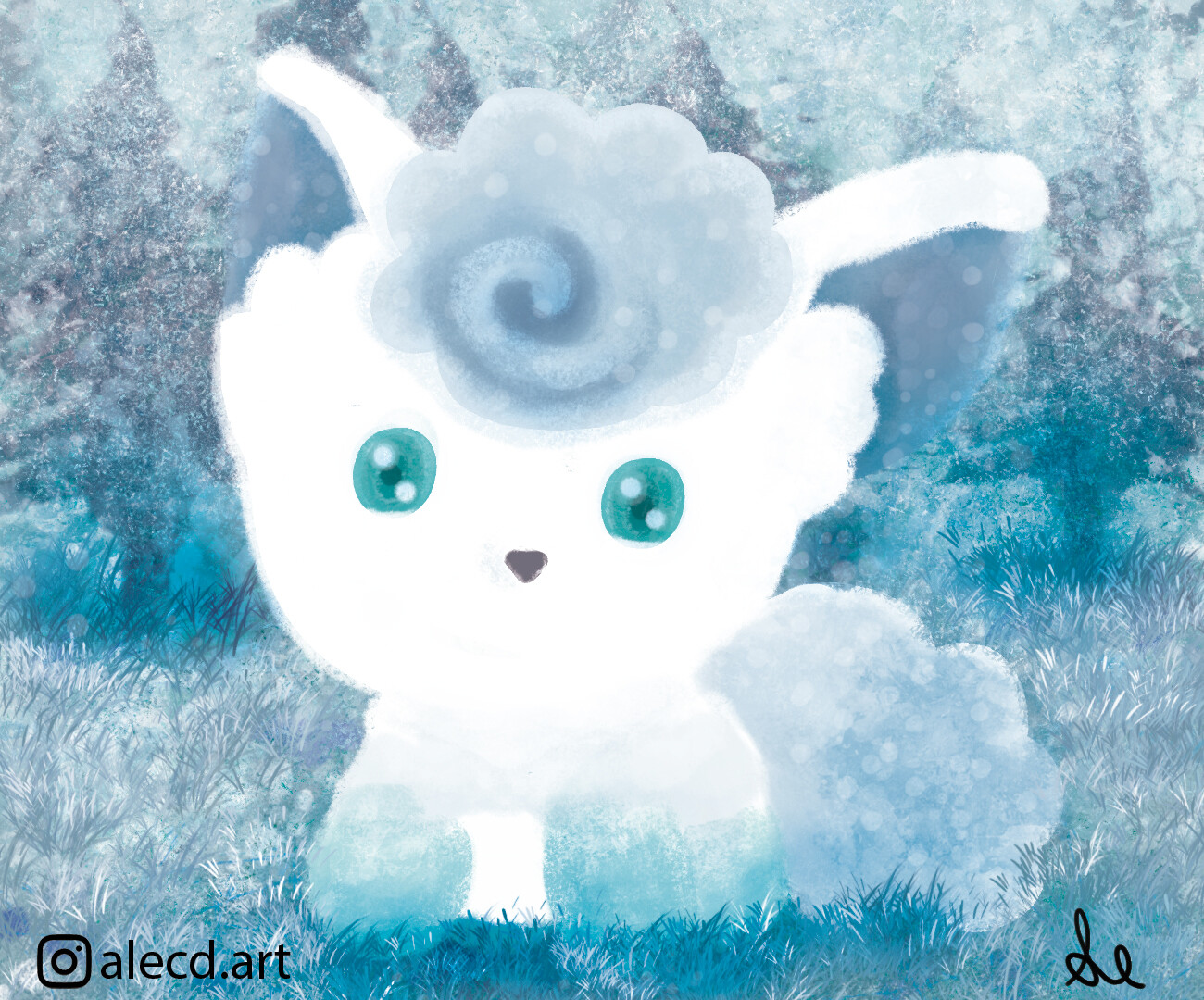 ArtStation - Vulpix alola form