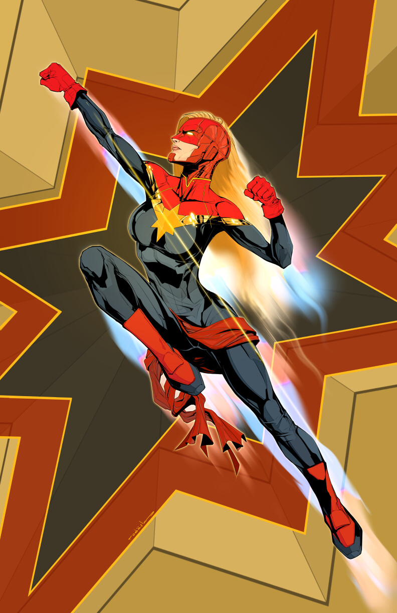 ArtStation - Captain Marvel