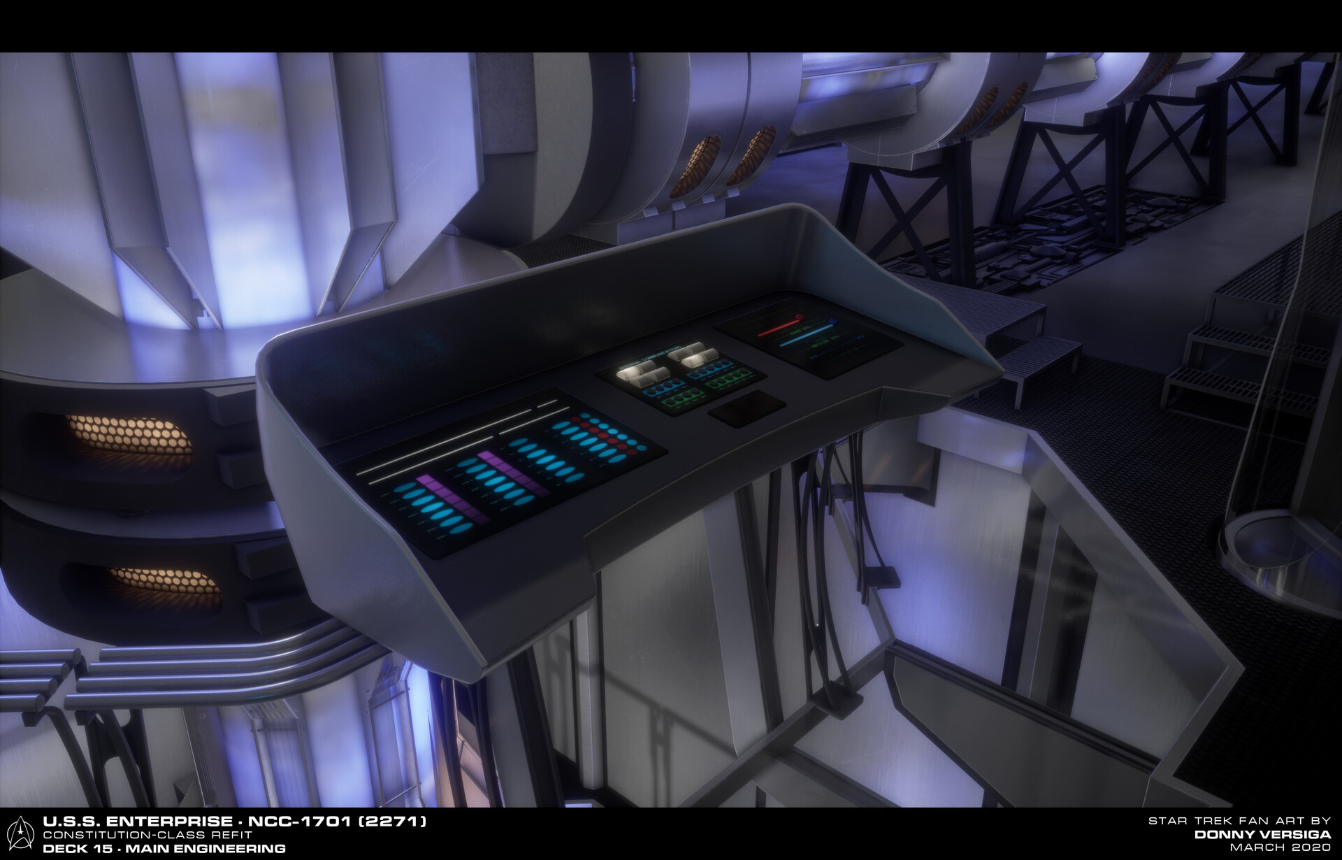 Donny Versiga - U.S.S. Enterprise Main Engineering - The Motion Picture