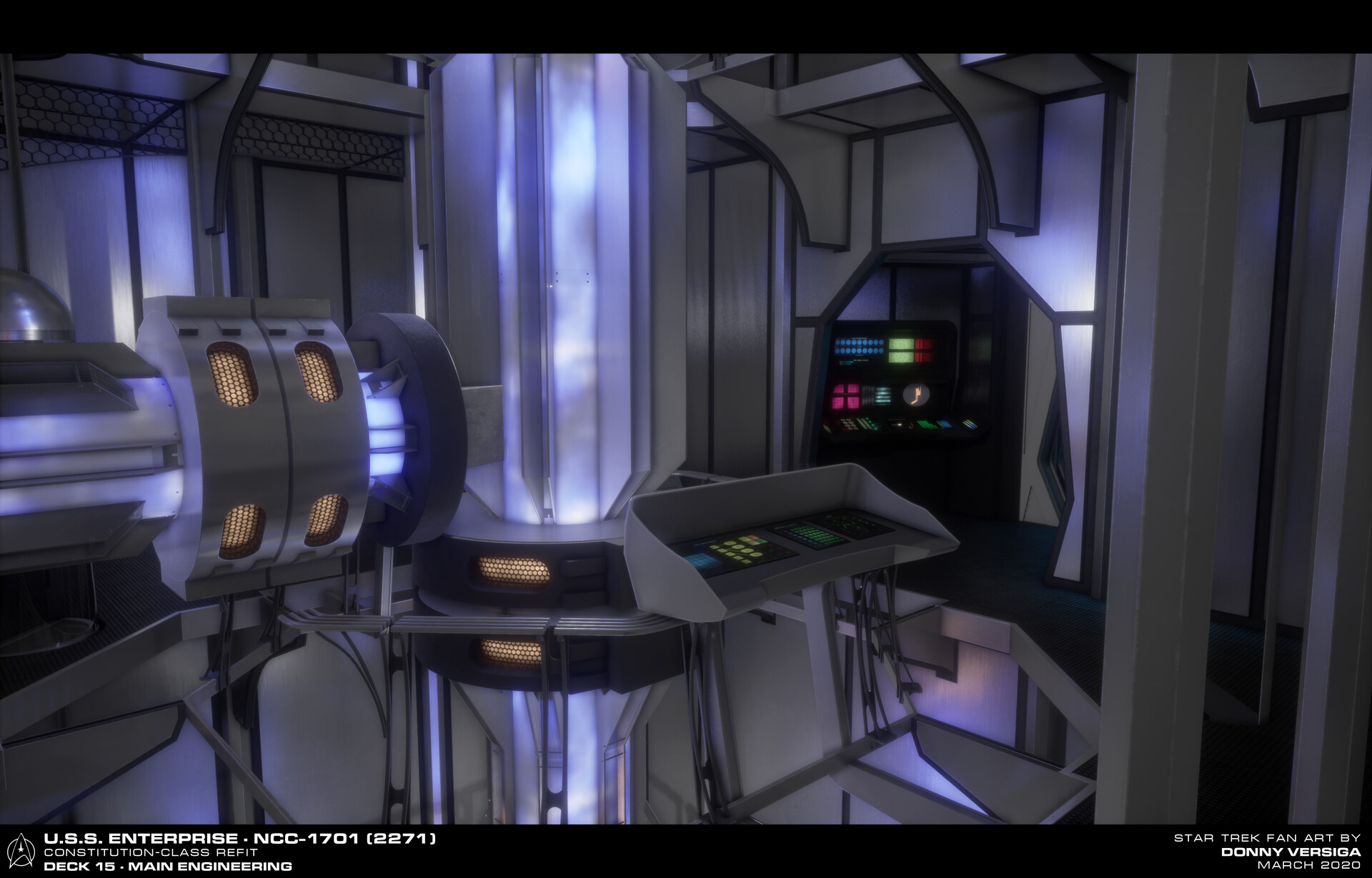 Donny Versiga - U.S.S. Enterprise Main Engineering - The Motion Picture