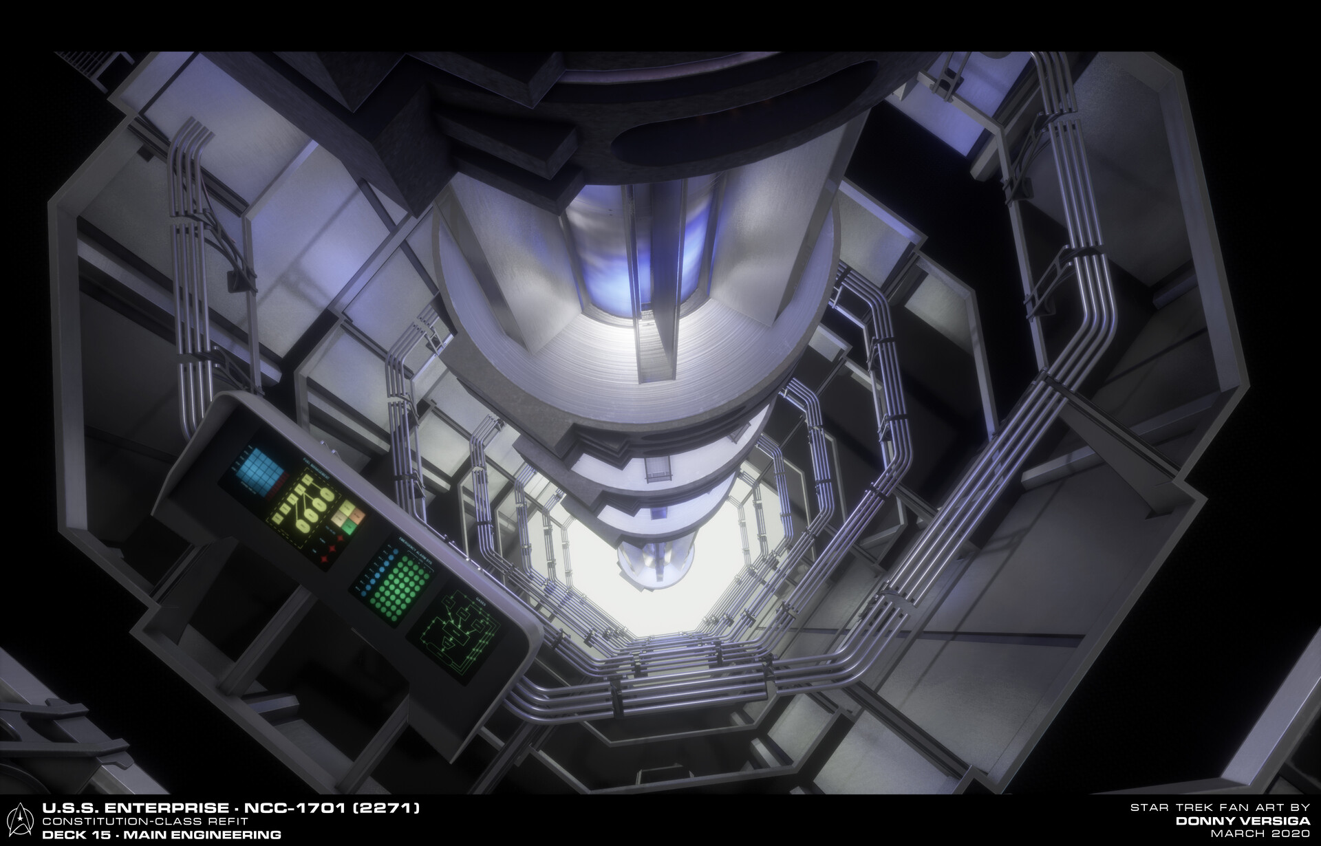 Donny Versiga - U.S.S. Enterprise Main Engineering - The Motion Picture