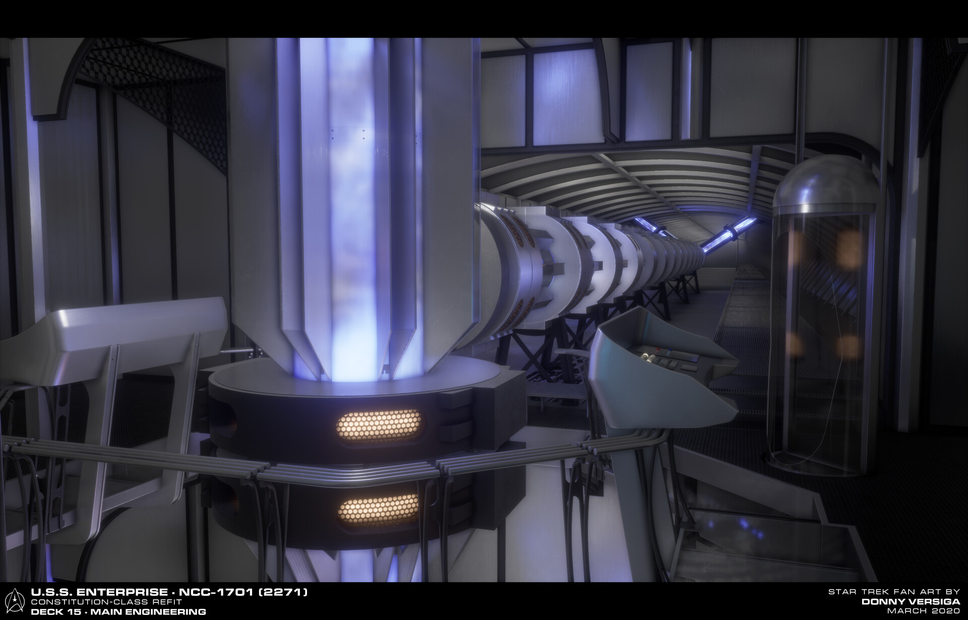 Donny Versiga - U.S.S. Enterprise Main Engineering - The Motion Picture