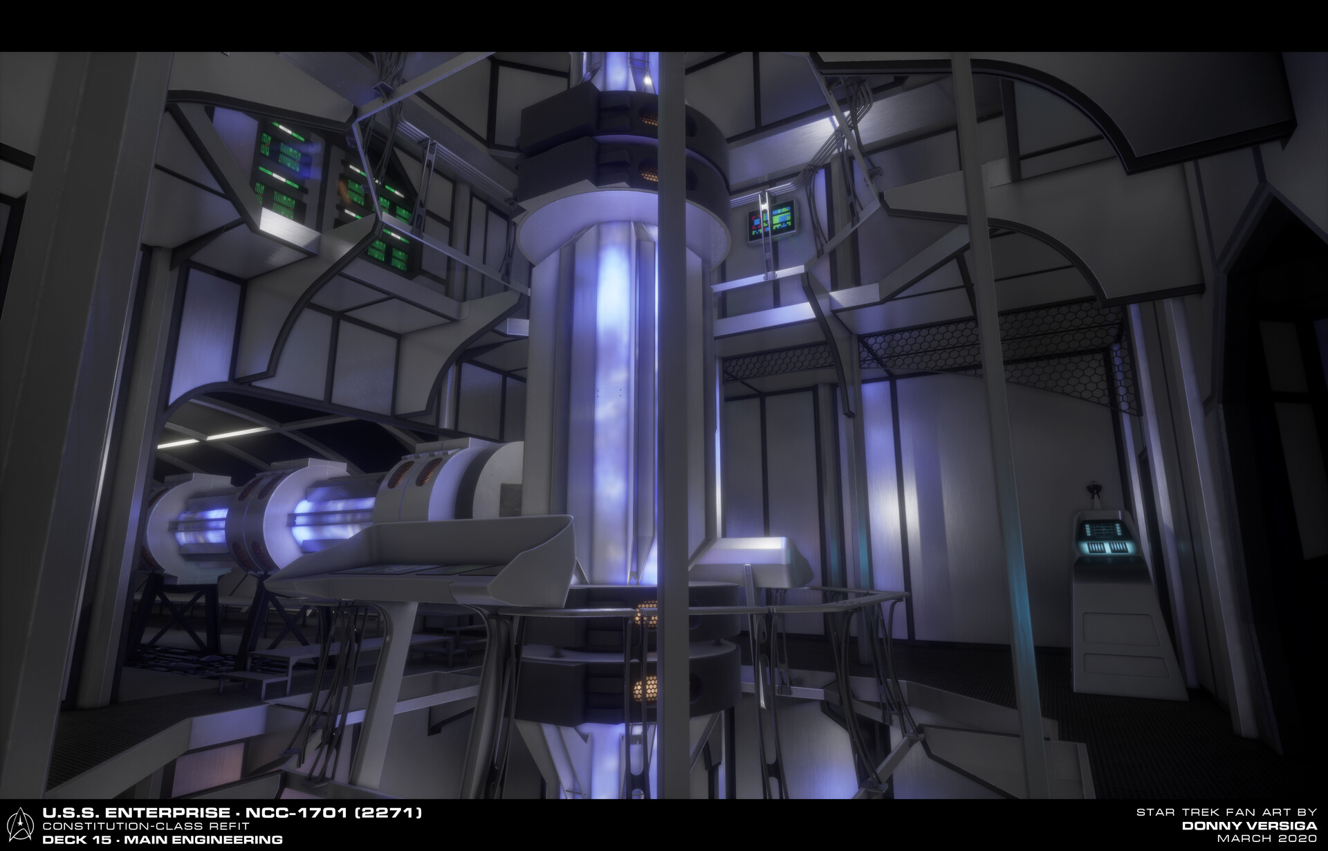 Donny Versiga - U.S.S. Enterprise Main Engineering - The Motion Picture